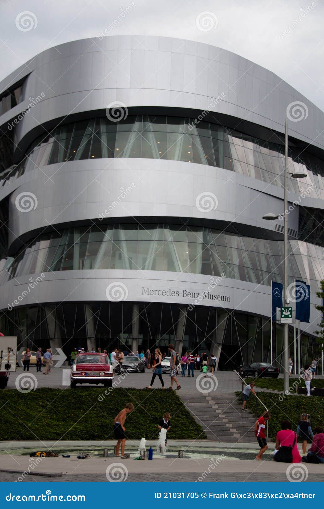 Mercedes Benz Museum editorial image. Image of fragment - 21031705