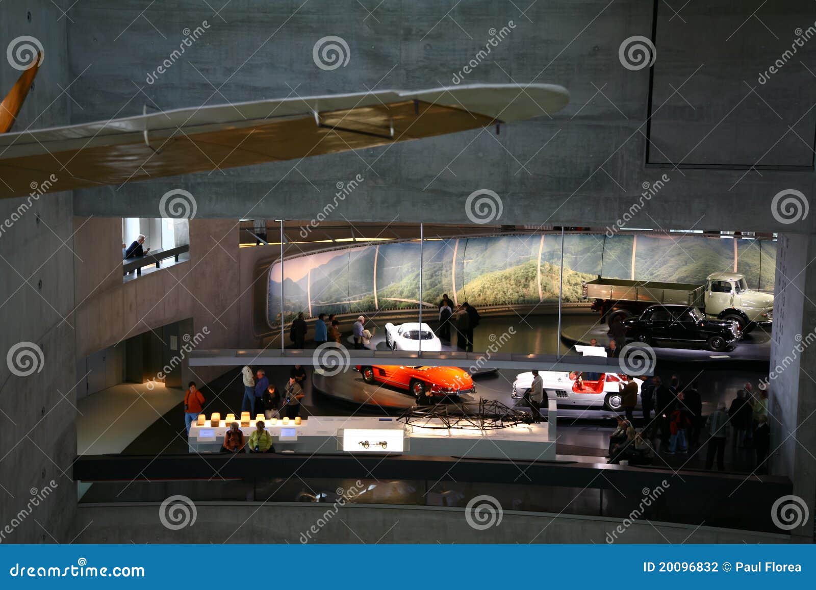 Mercedes Benz Museum Display Editorial Photography - Image of neon ...