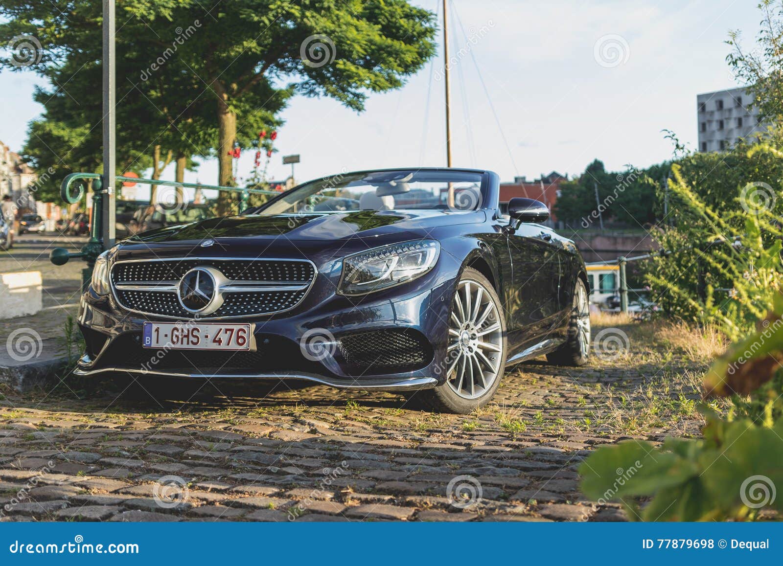 Mercedes-Benz S500 Convertible Editorial Stock Photo - Image of ...