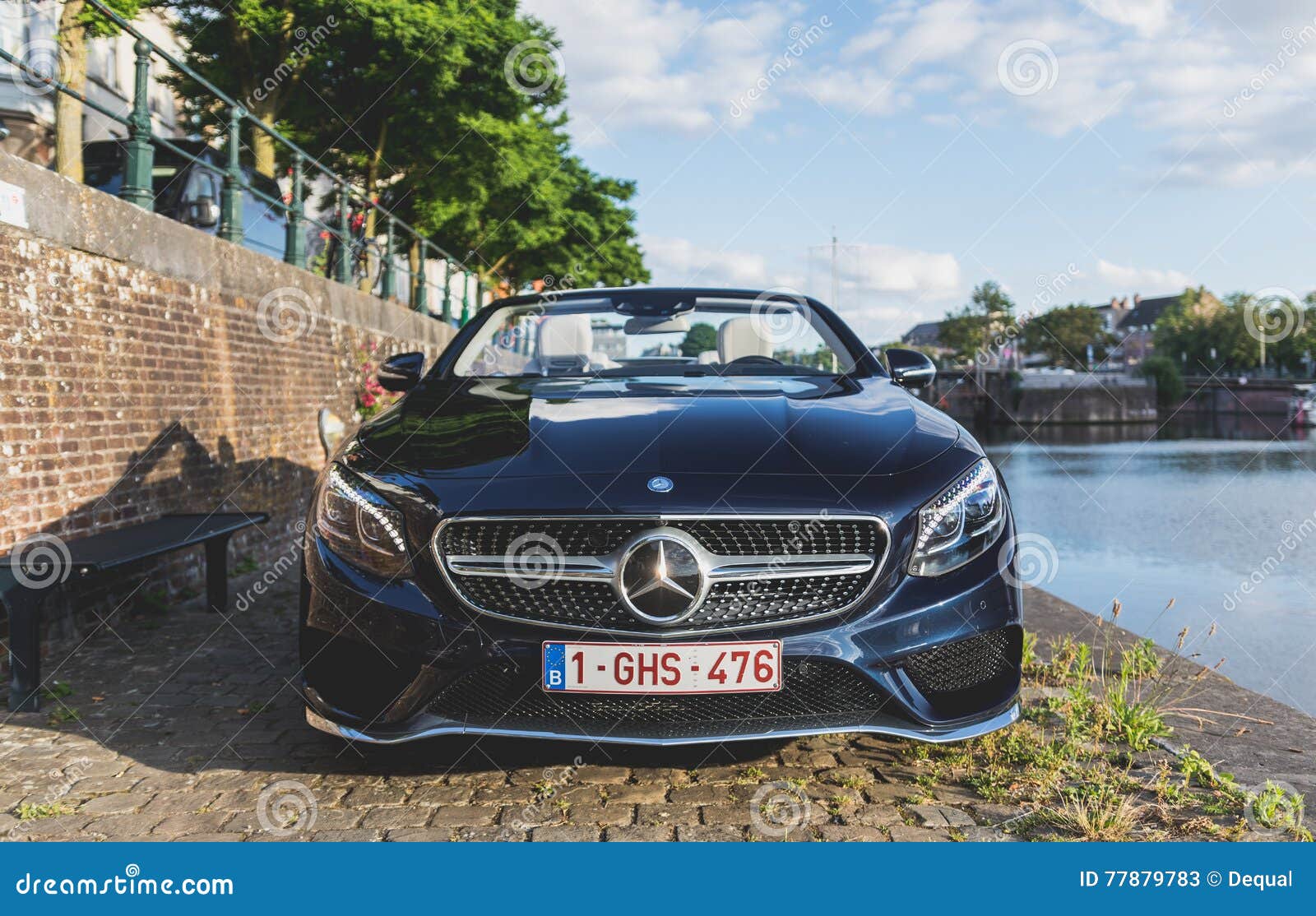 Mercedes-Benz S500 Convertible Editorial Stock Photo - Image of cabrio ...