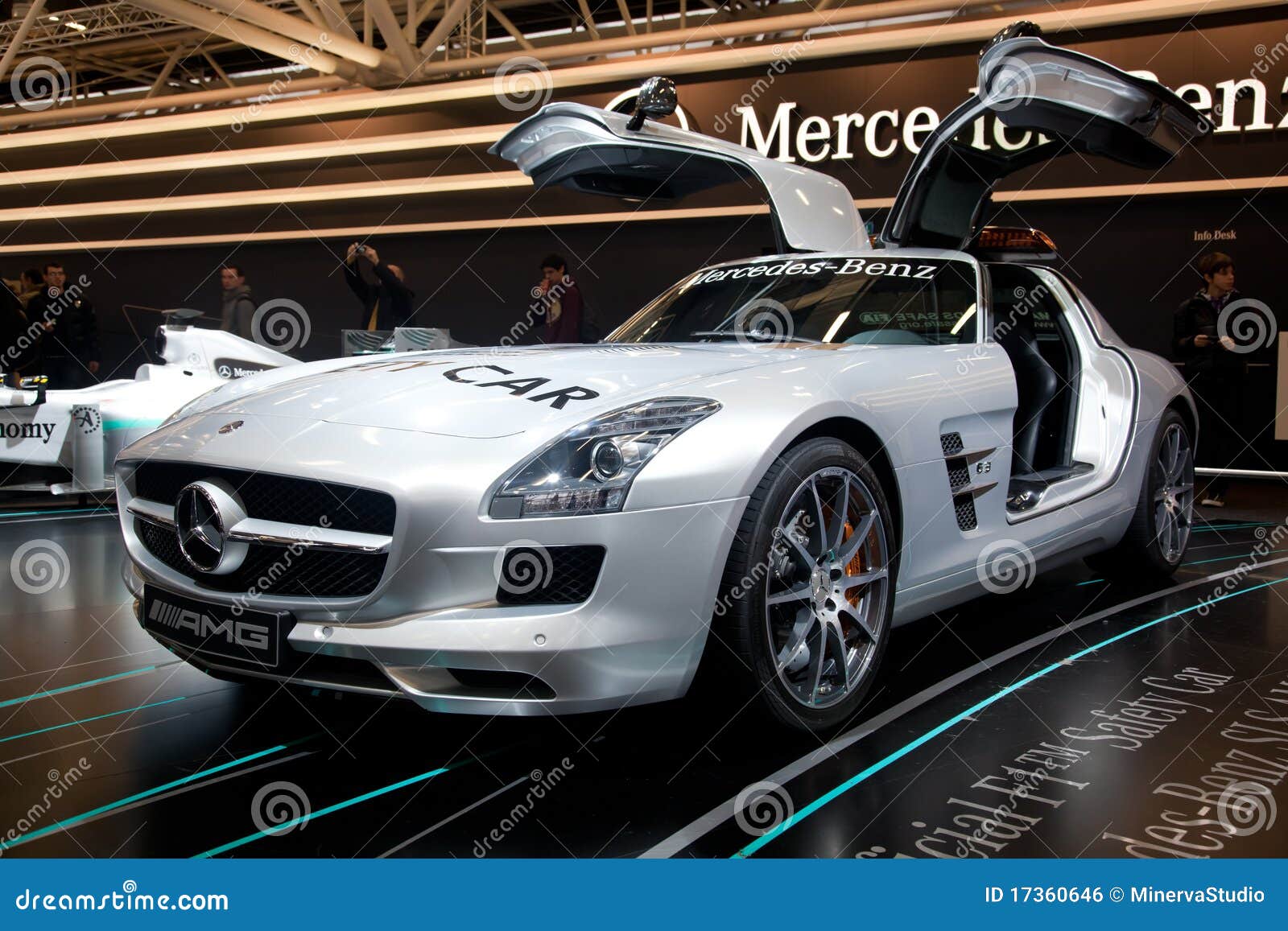Mercedes Benz SLS AMG editorial photo. Image of motorshow - 17360646