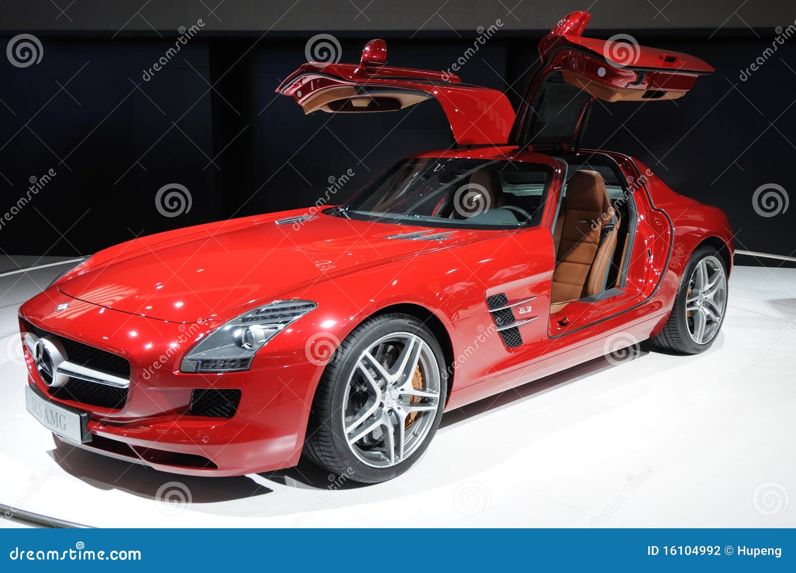 A Mercedes-Benz SLS AMG Car Editorial Photography - Image of machine ...