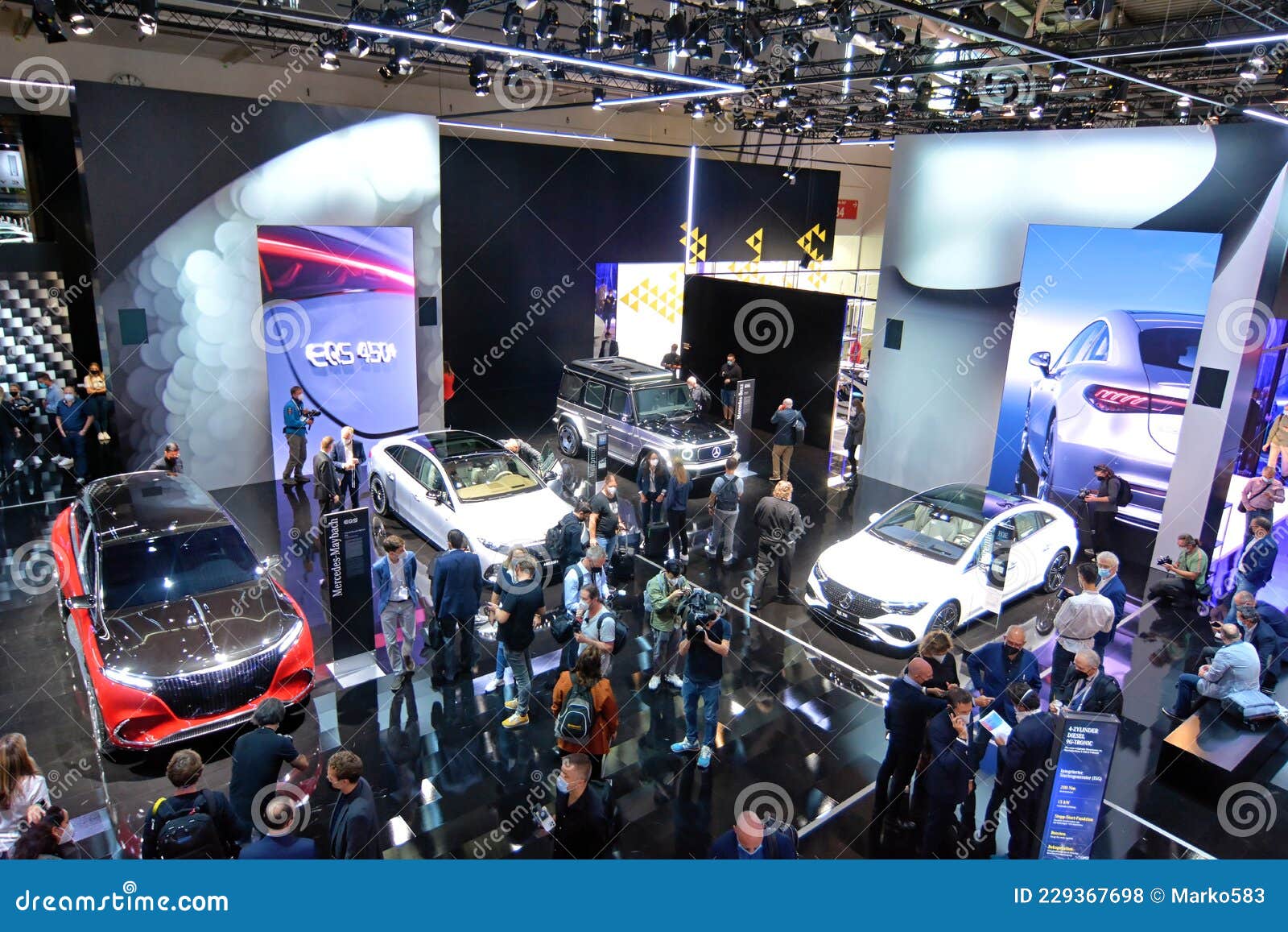 IAA Mobility 2021 - Mercedes-Benz Stand Editorial Stock Photo - Image ...