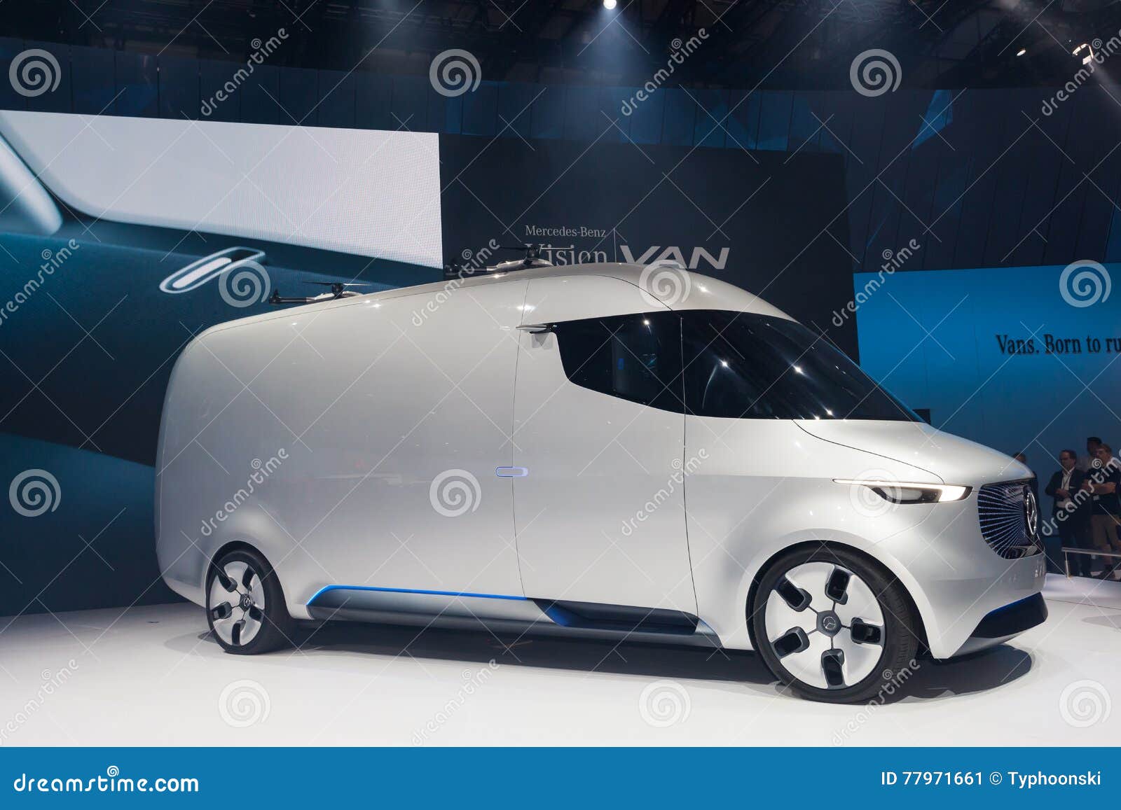 Mercedes Benz Vision Van foto editorial. Imagen de comercial - 77971661