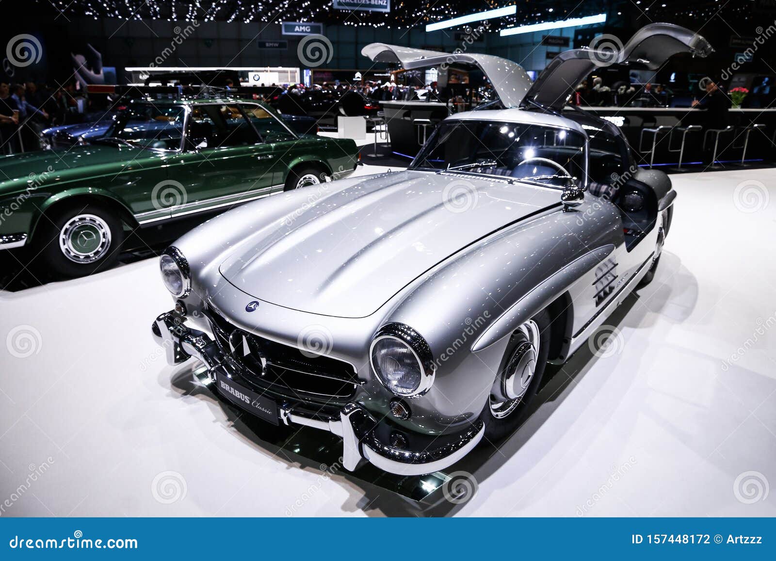 Mercedes-Benz W198 300SL fotografía editorial. Imagen de ginebra ...