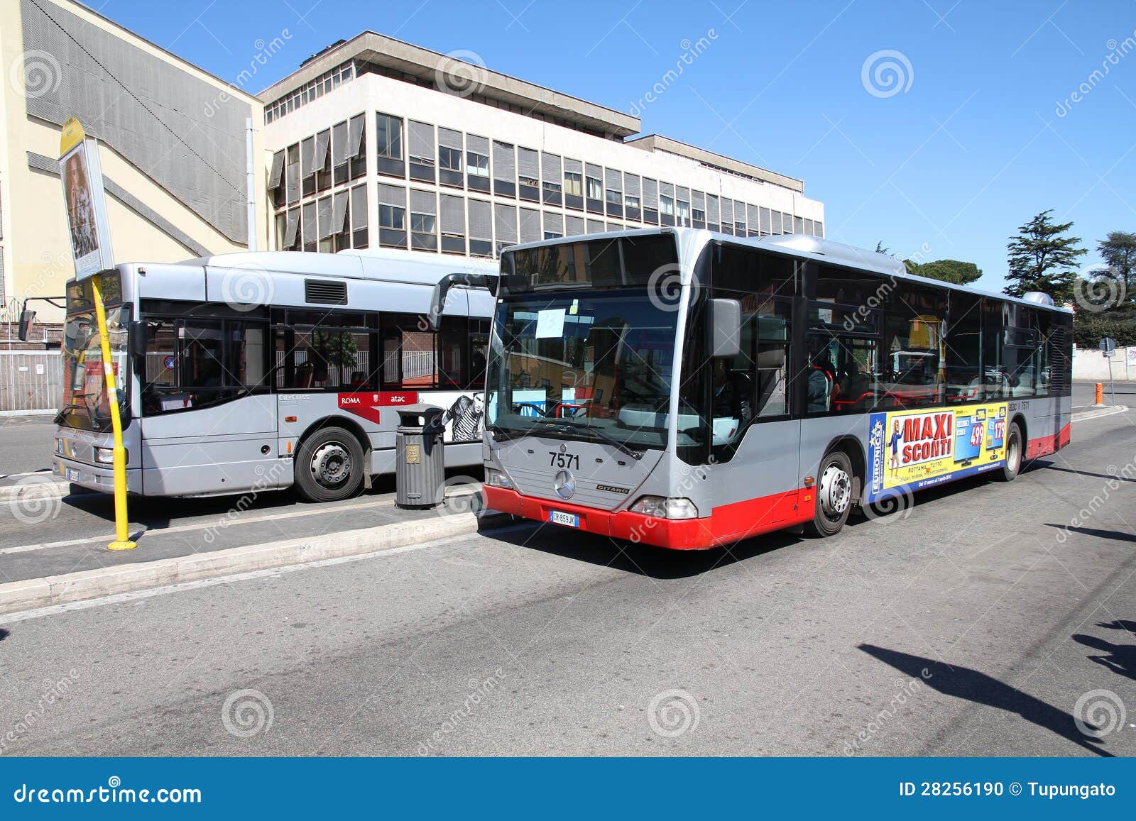 Mercedes bus in Rome editorial image. Image of rome, transportation ...