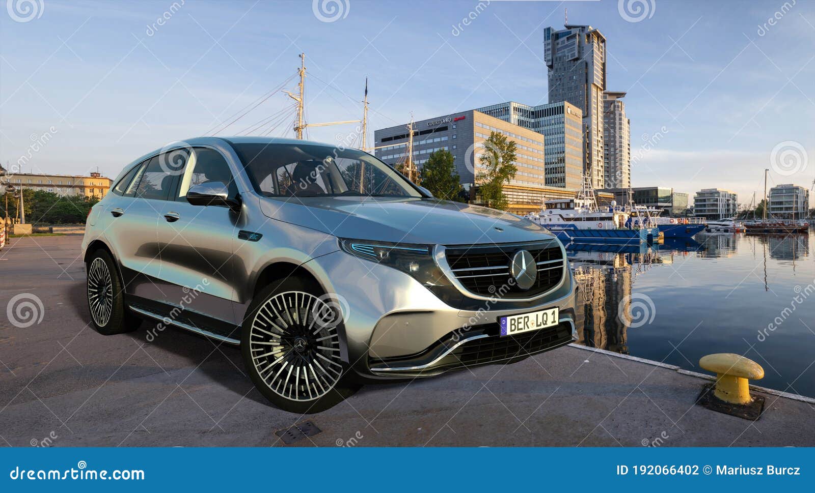 Mercedes EQC Electric SUV ,Gdynia ,Poland Editorial Photography - Image ...
