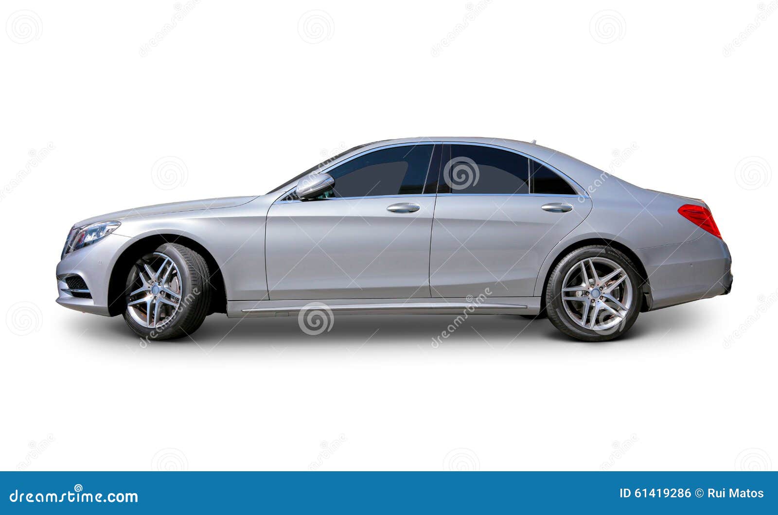 Mercedes S Class Luxury Car Side View Stock Photo - Image of autos ...