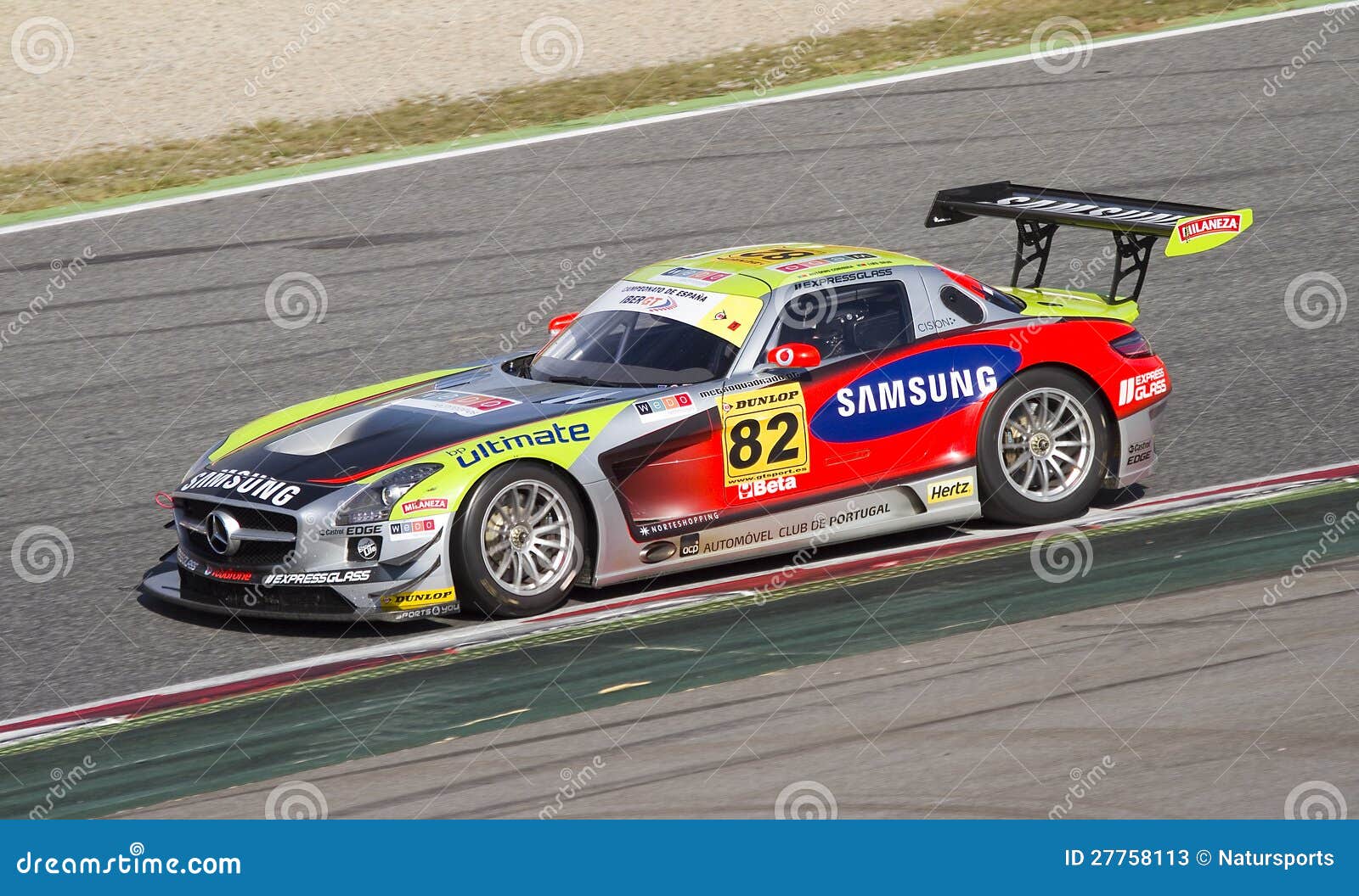 Mercedes SLS editorial stock photo. Image of opengt, race - 27758113