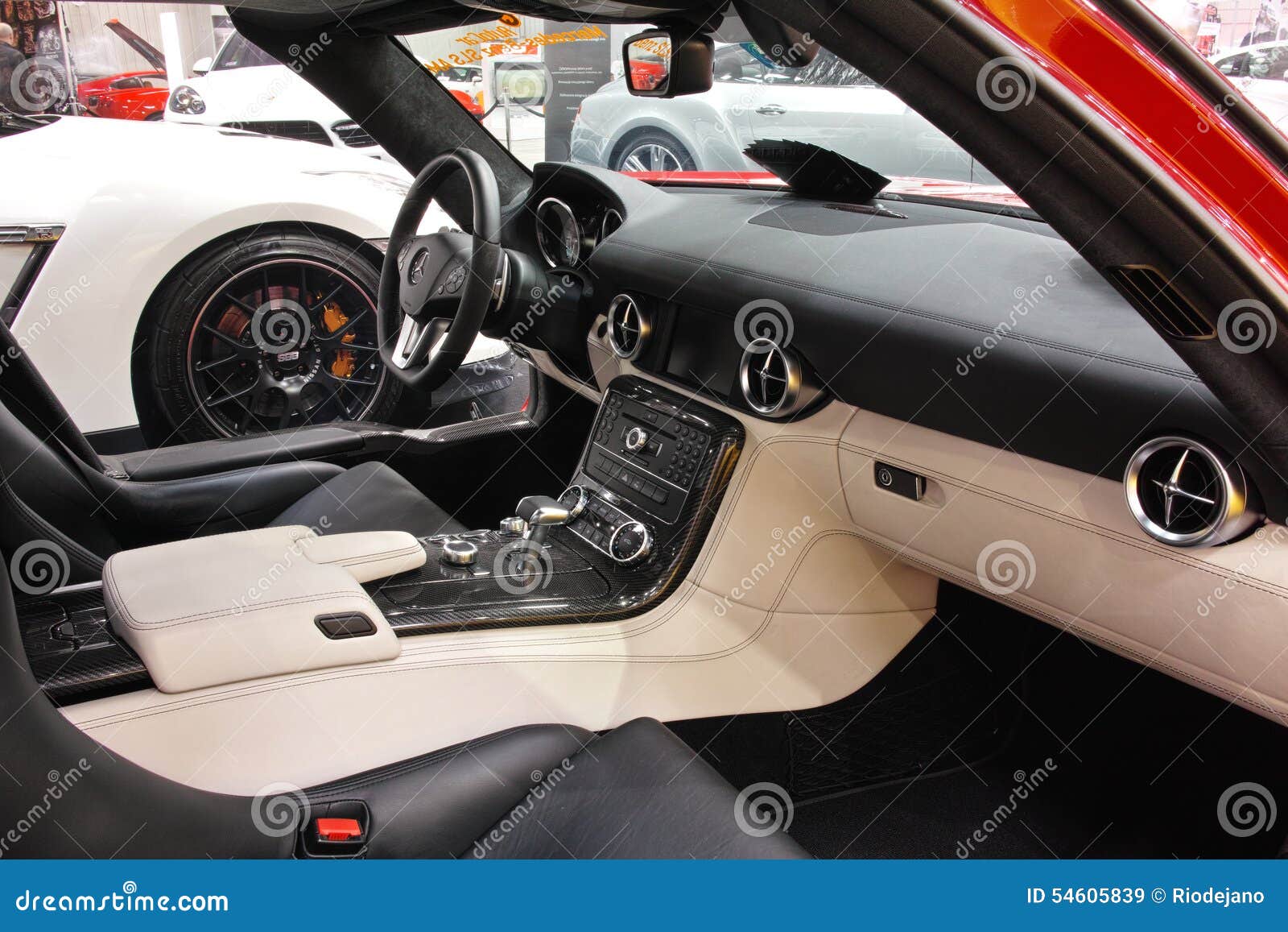 Mercedes SLS AMG editorial stock image. Image of alloy - 54605839