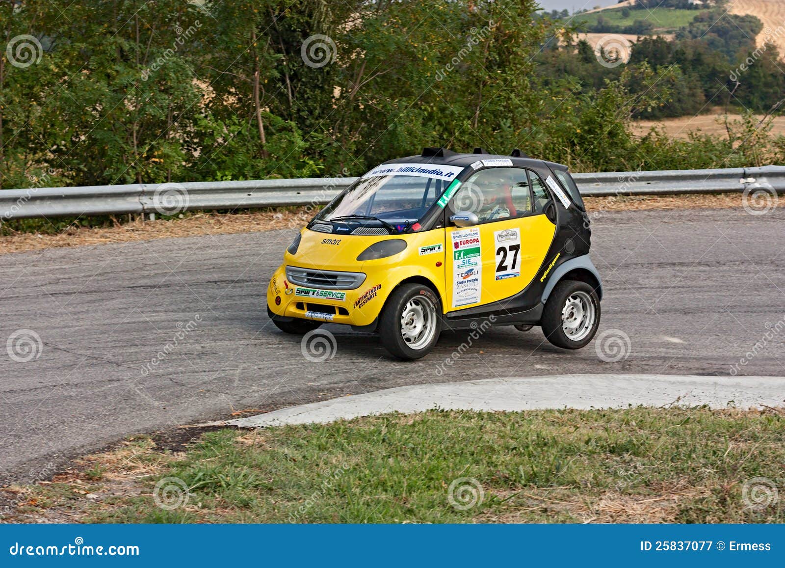 Mercedes Smart Electric Championship, Car Racing In Action On Circuit ...