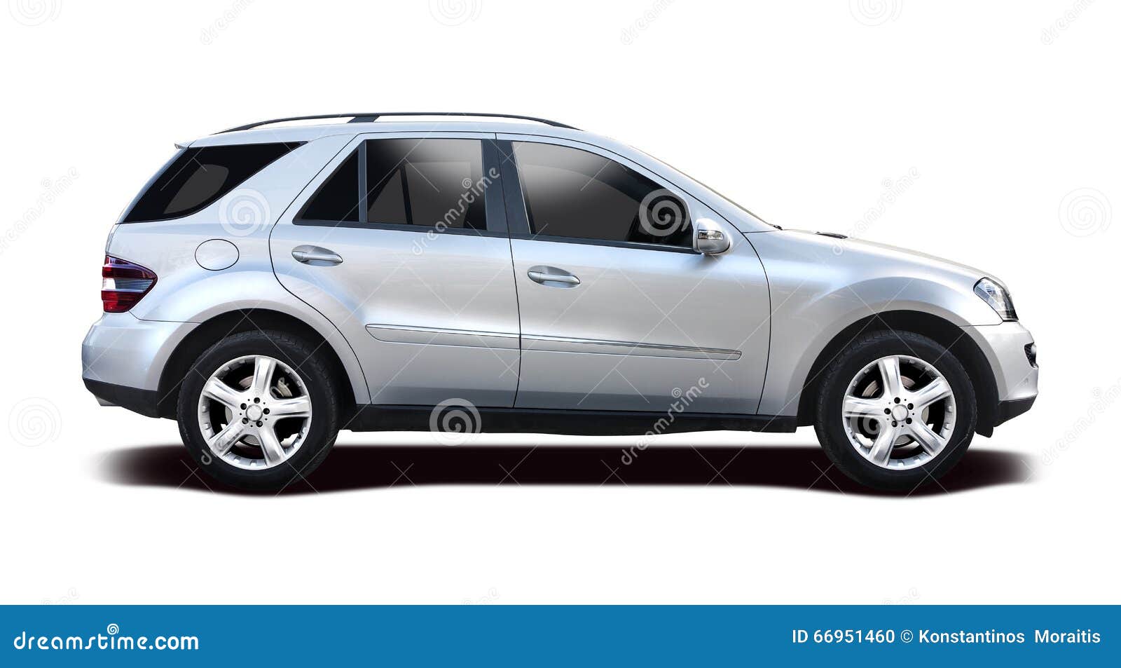 Mercedes SUV Car Isolated on White Stock Photo - Image of view ...