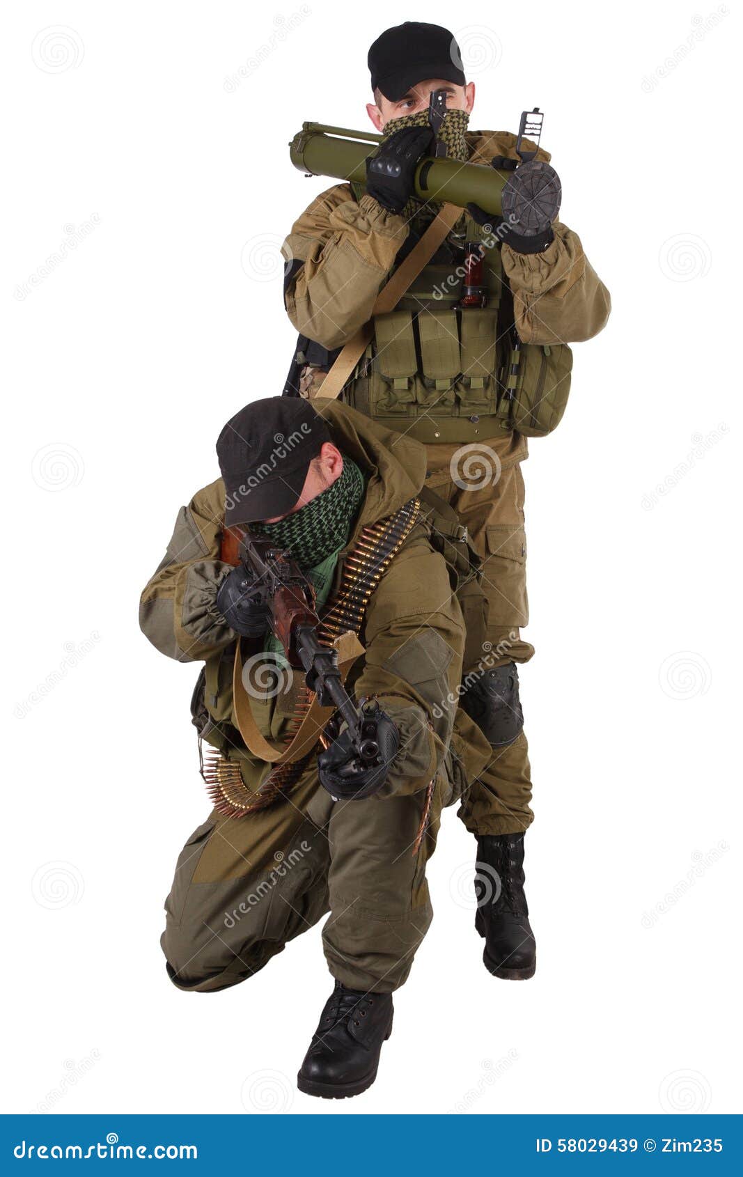 Mercenaries Rpd Machine Gun Rocket Launcher Photos - Free & Royalty ...