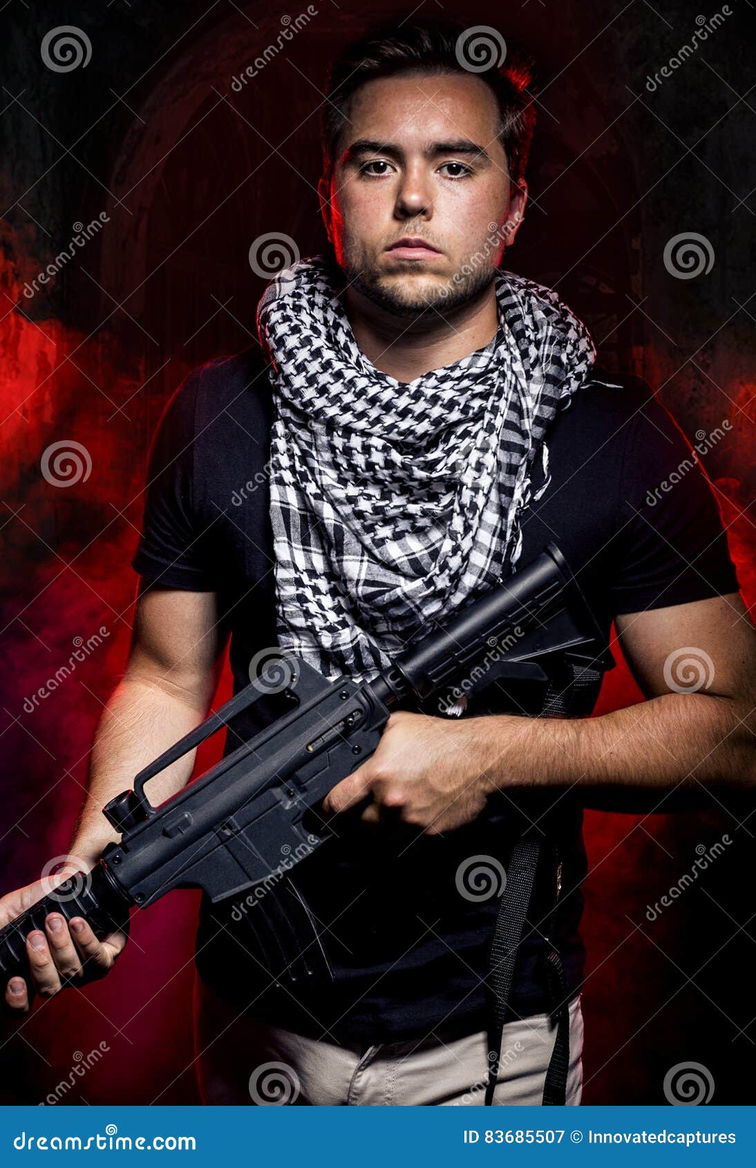 Mercenario Soldier Da Private Military Company Immagine Stock ...