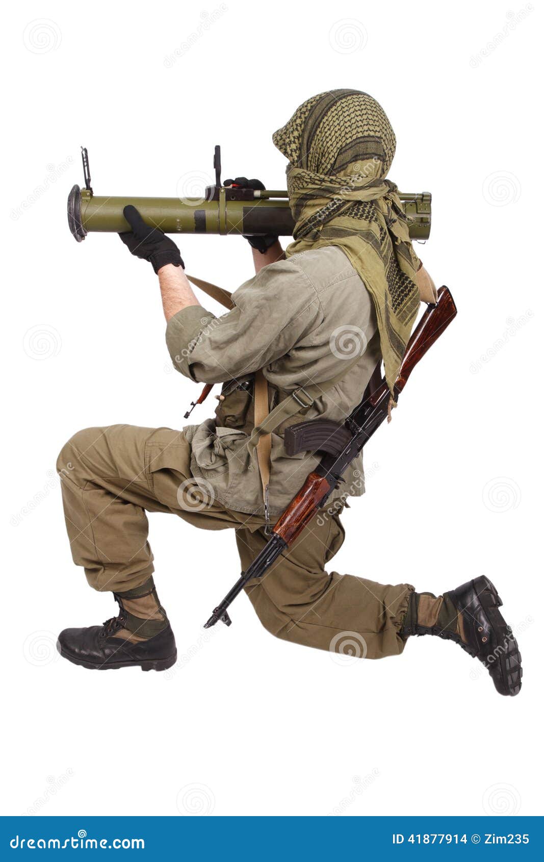 Mercenary With Anti-tank Rocket Launcher - RPG Royalty-Free Stock Image ...