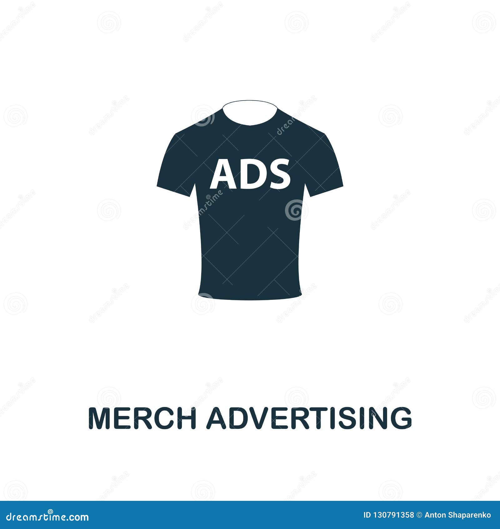Merch Advertising Icon. Premium Style Design from Advertising Icon ...
