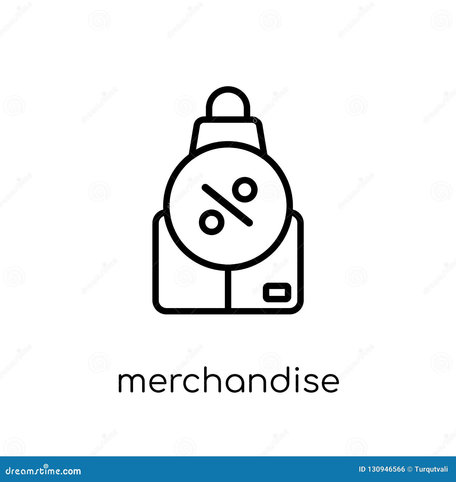 Merchandise Icon from Ecommerce Collection. Stock Vector - Illustration ...
