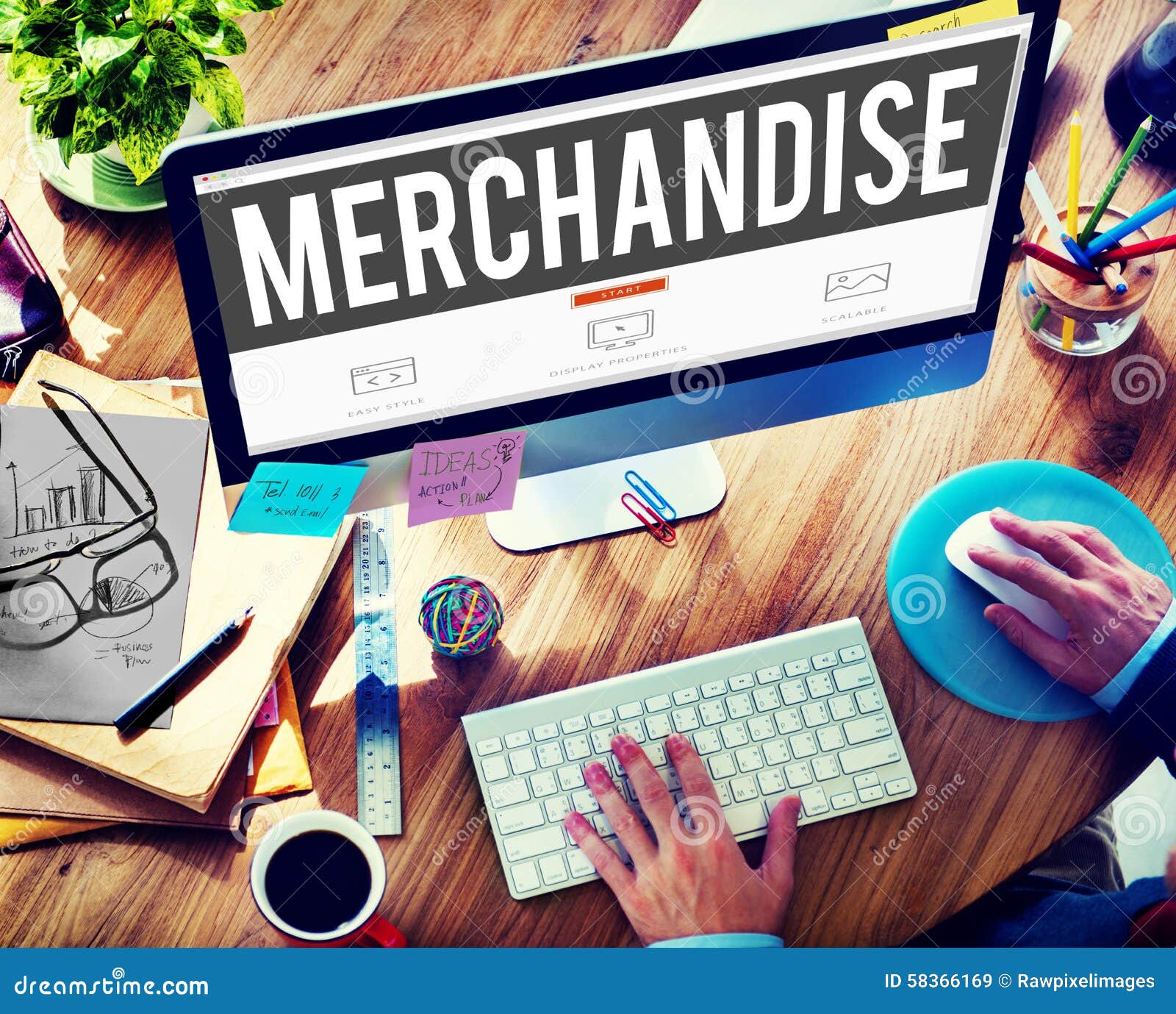 Merchandise Product Marketing ConsumerSell Concept Stock Image - Image ...