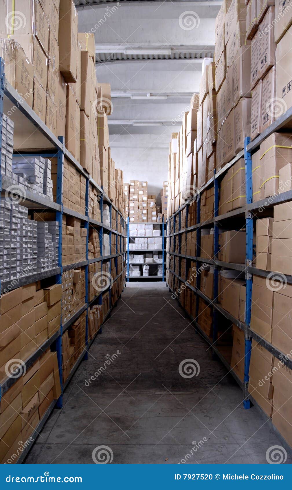 Merchandise Stocking stock photo. Image of package, organization - 7927520