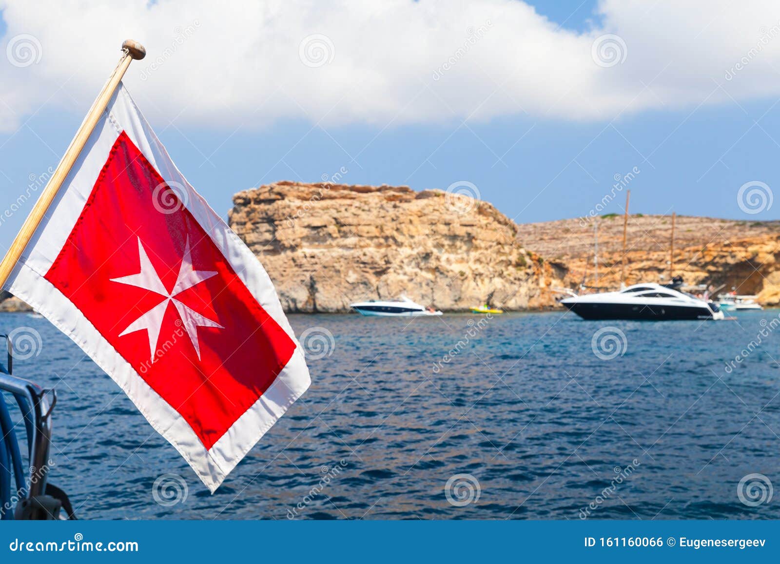 The merchant flag of Malta stock photo. Image of country - 161160066