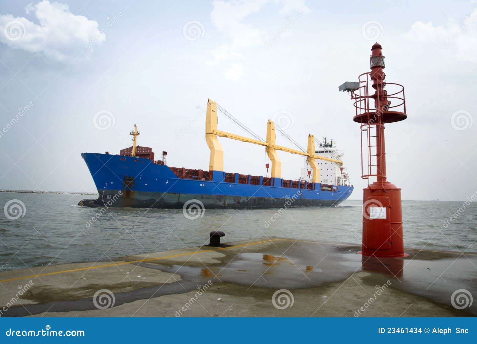 Merchant ship stock photo. Image of crane, ship, harbor - 23461434