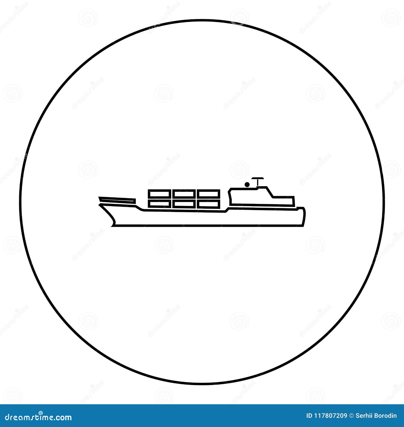 Merchant Ship Icon Black Color in Circle Stock Vector - Illustration of ... Merchant Ship Icon Black Color in Circle Stock Vector - Illustration of ...