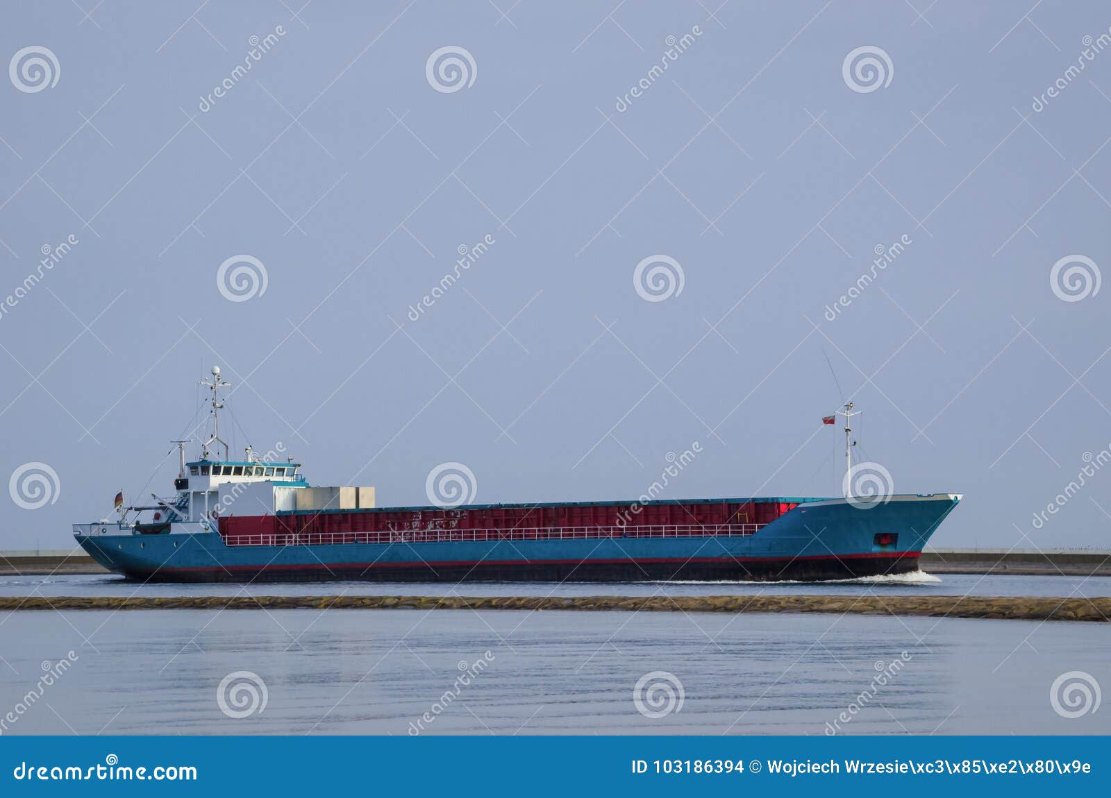 MERCHANT VESSEL stock photo. Image of freight, engineering - 103186394