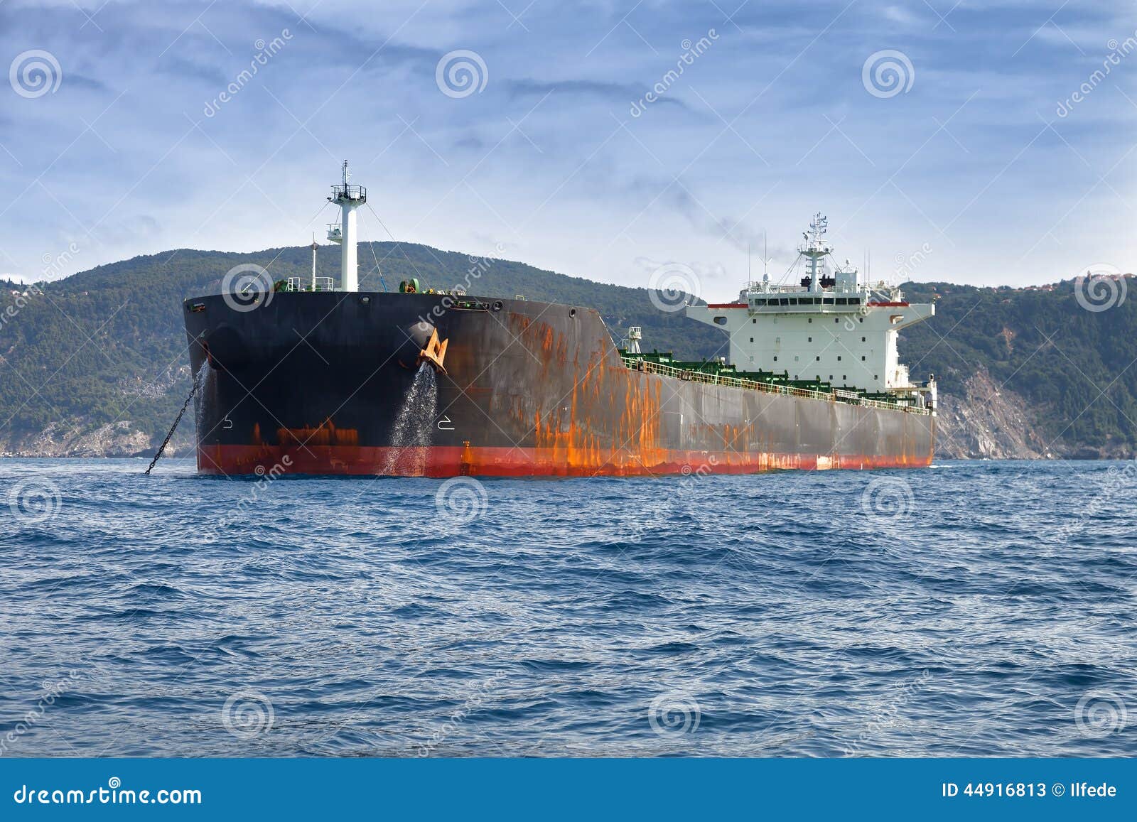 Merchant vessel ship stock image. Image of deliver, nautical - 44916813