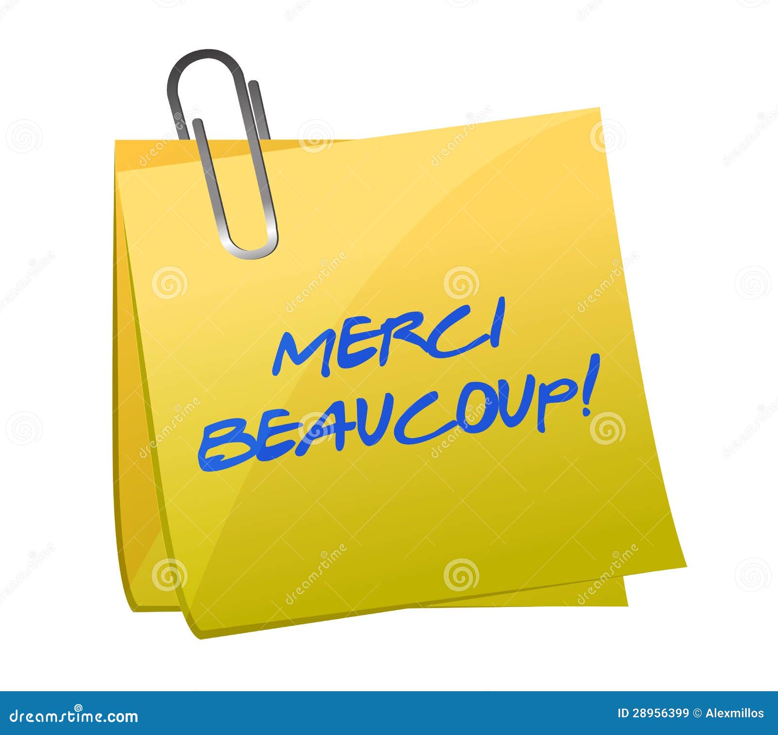 Merci Beaucoup. Thank You Very Much In French. Vector Illustration ...