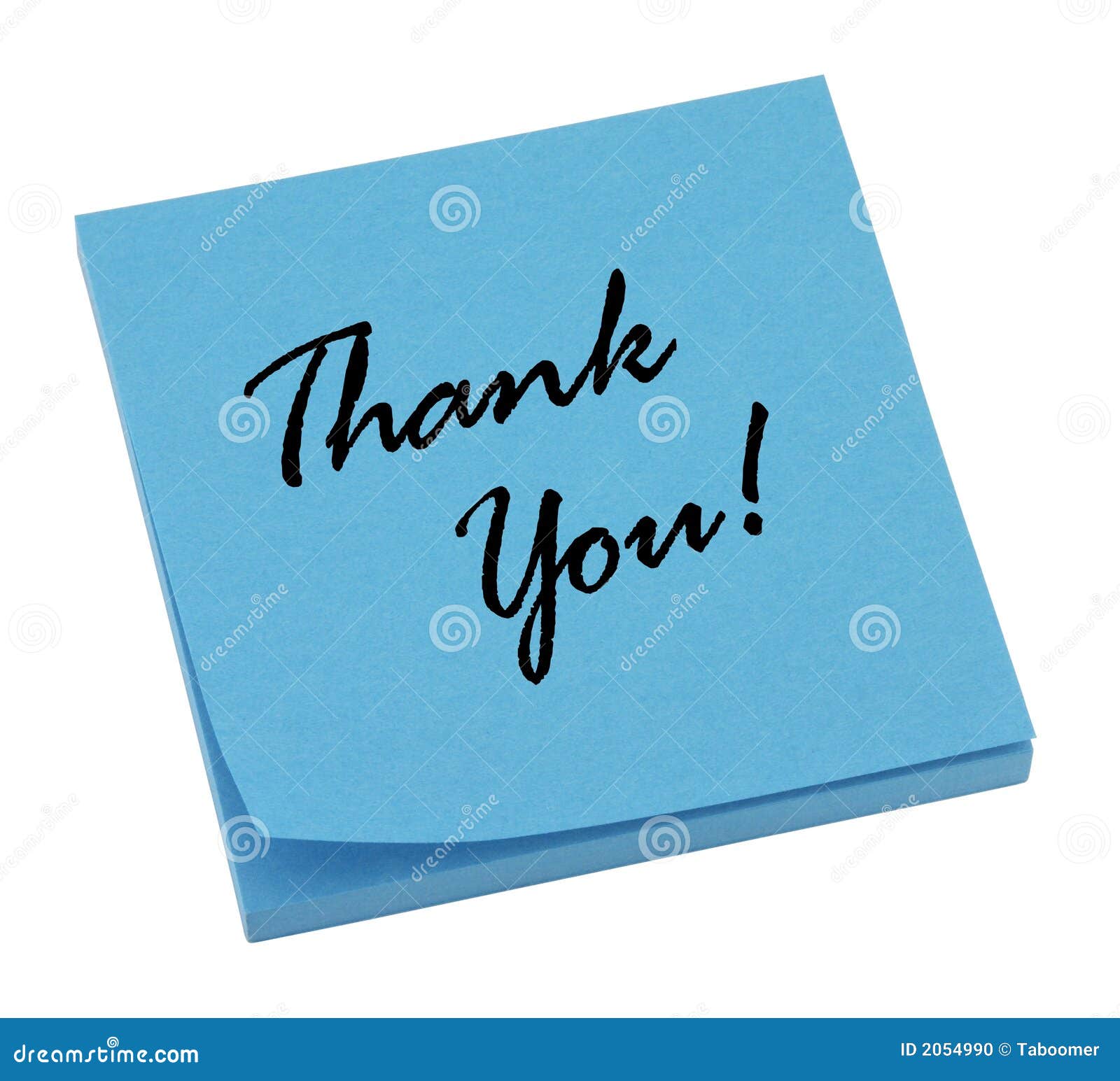 Merci bleu photo stock. Image du isolement, néon, remarques - 2054990