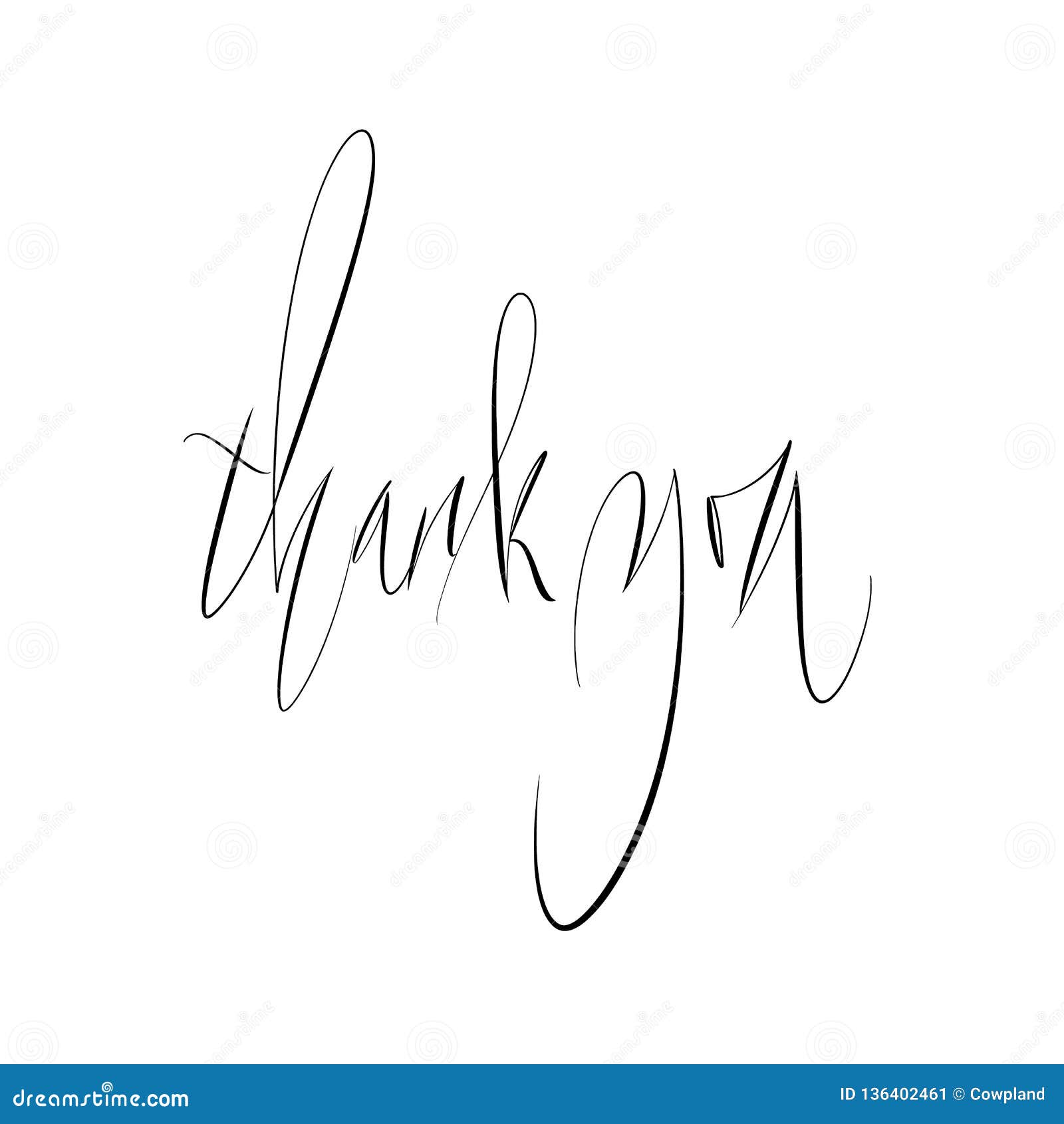 Merci calligraphie illustration de vecteur. Illustration du lettrage ...