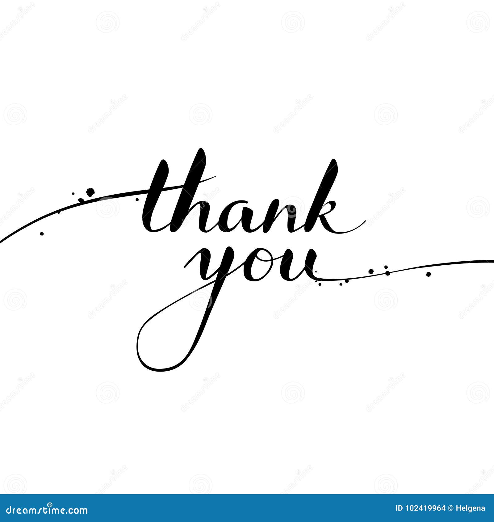 Merci Calligraphie Illustration De Vecteur Illustration de Vecteur ...