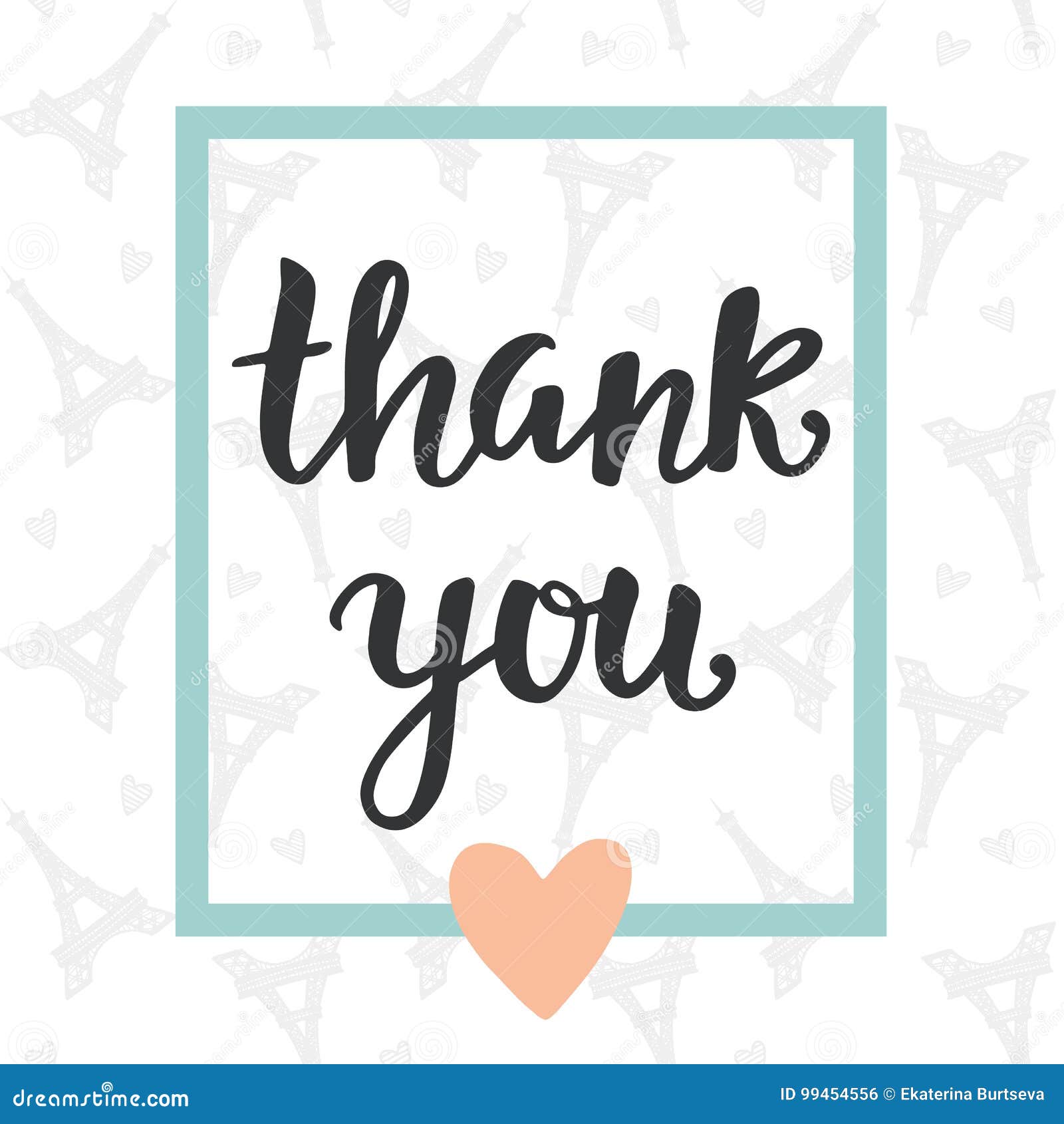 Merci lettrage manuscrit illustration de vecteur. Illustration du ...