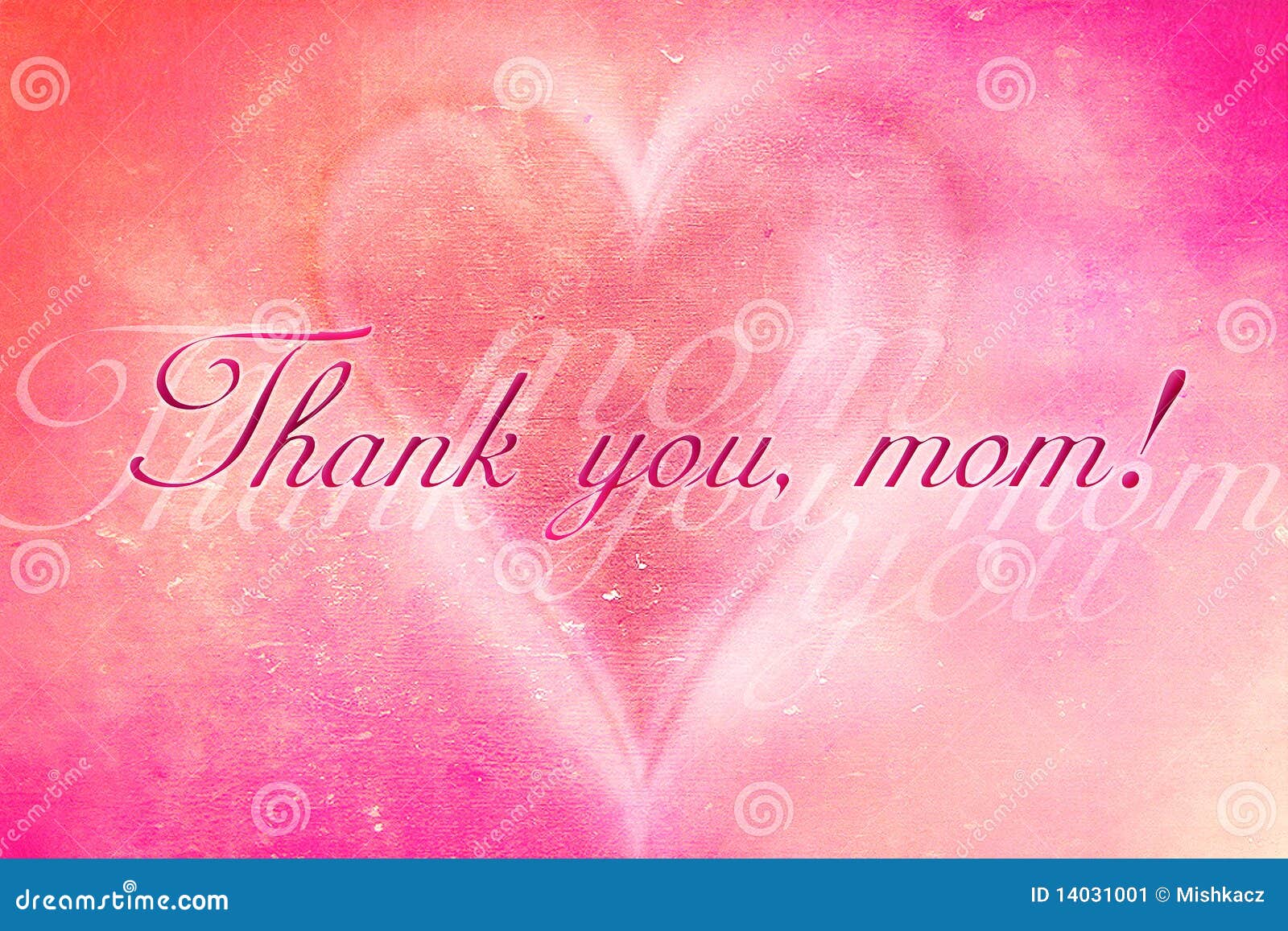 Merci, maman illustration stock. Illustration du mère - 14031001