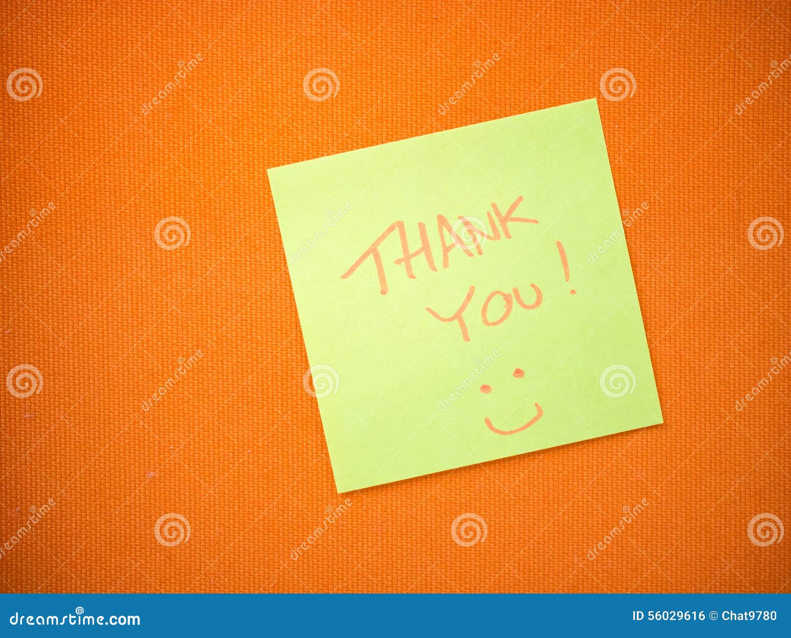 Merci message photo stock. Image du merci, poteau, orange - 56029616