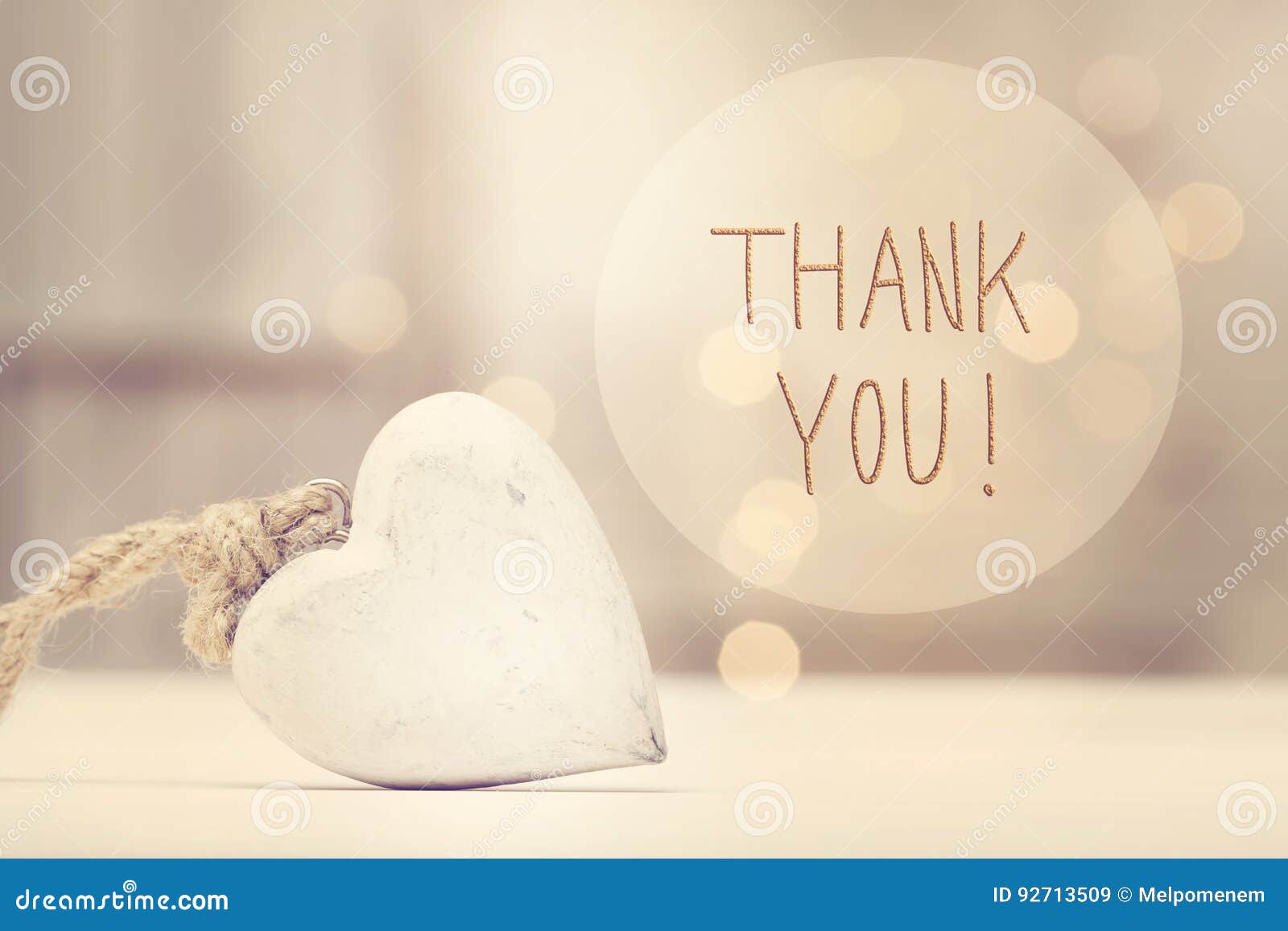 Merci Message Avec Un Coeur Blanc Image stock - Image du appréciez ...
