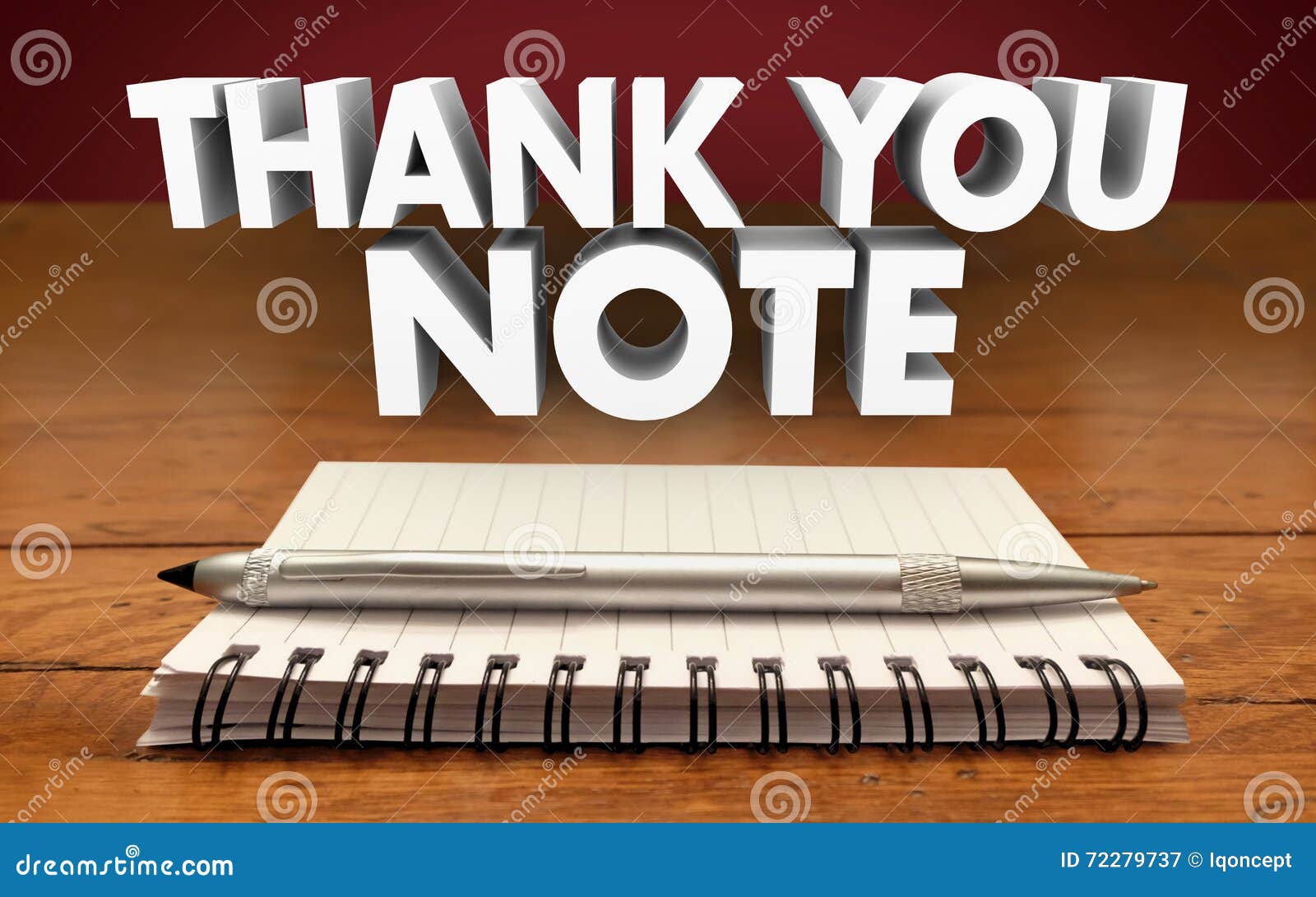 Merci Note écrivent Le Bloc-notes Pen Appreciation Communicate ...