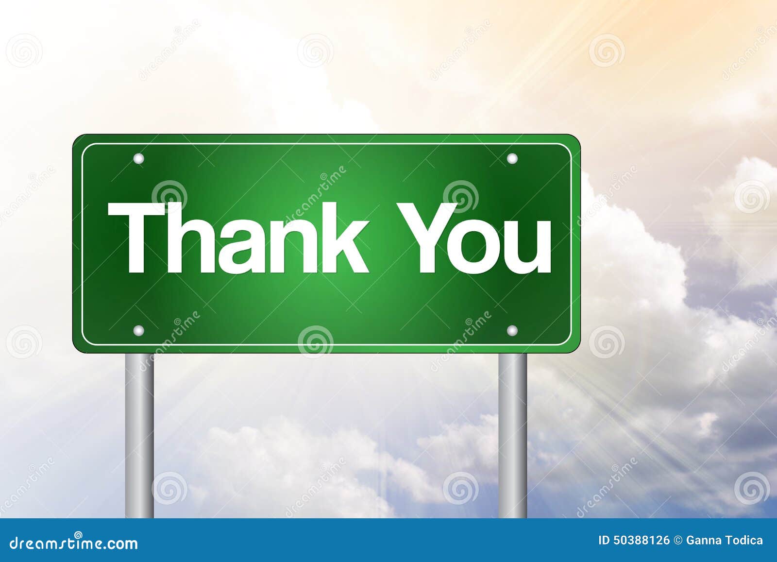 Merci panneau routier vert illustration stock. Illustration du ...