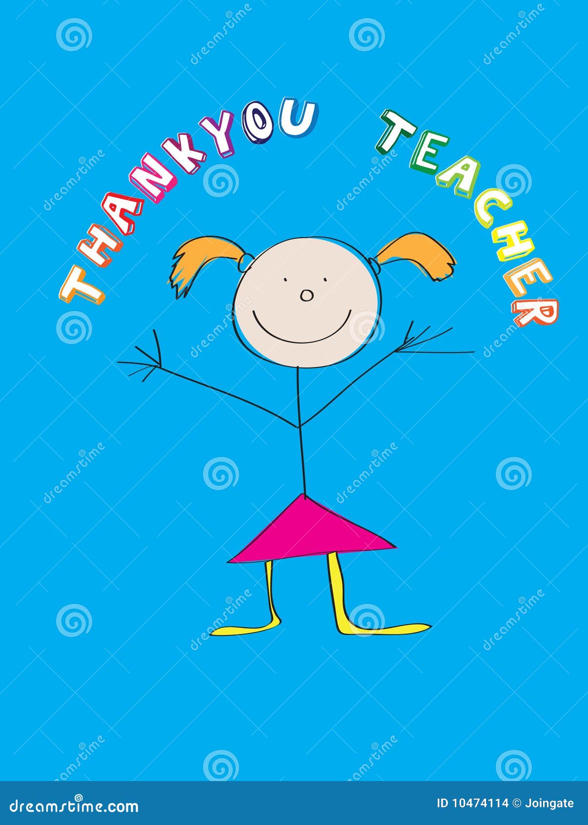 Merci professeur illustration de vecteur. Illustration du pente - 10474114