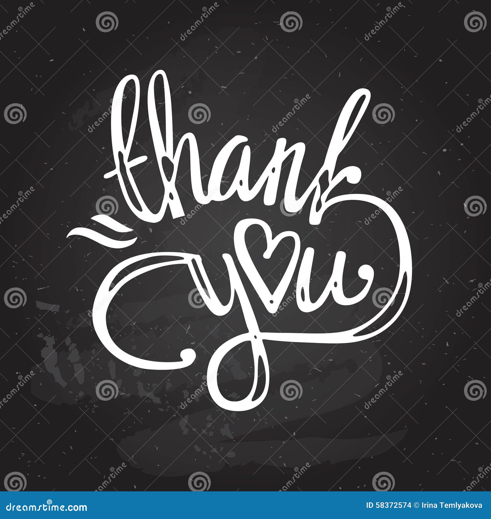 'merci' Remettre Le Lettrage - Calligraphie Faite Main Illustration de ...