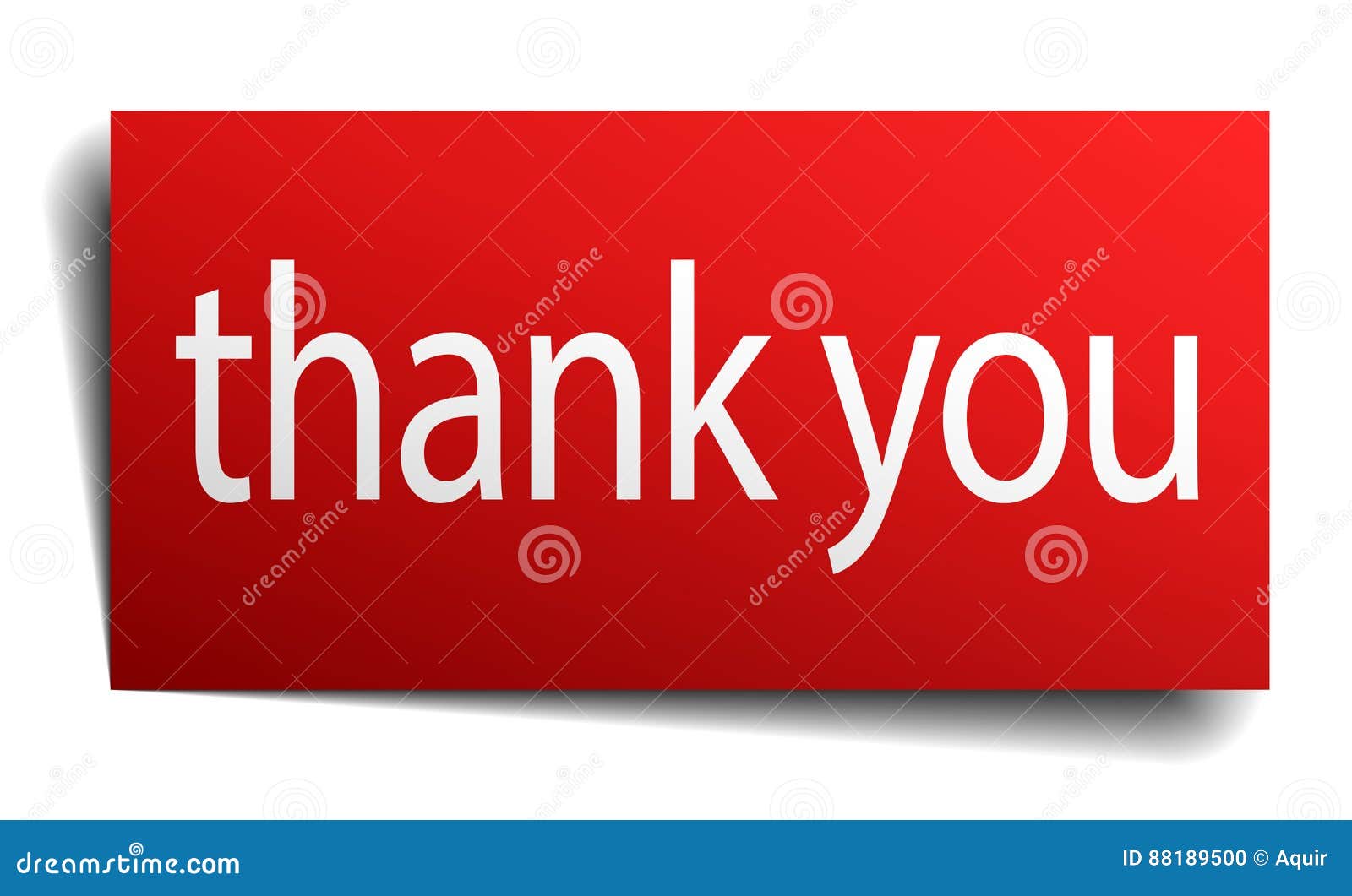 Merci Signe De Papier Rouge Illustration de Vecteur - Illustration du ...
