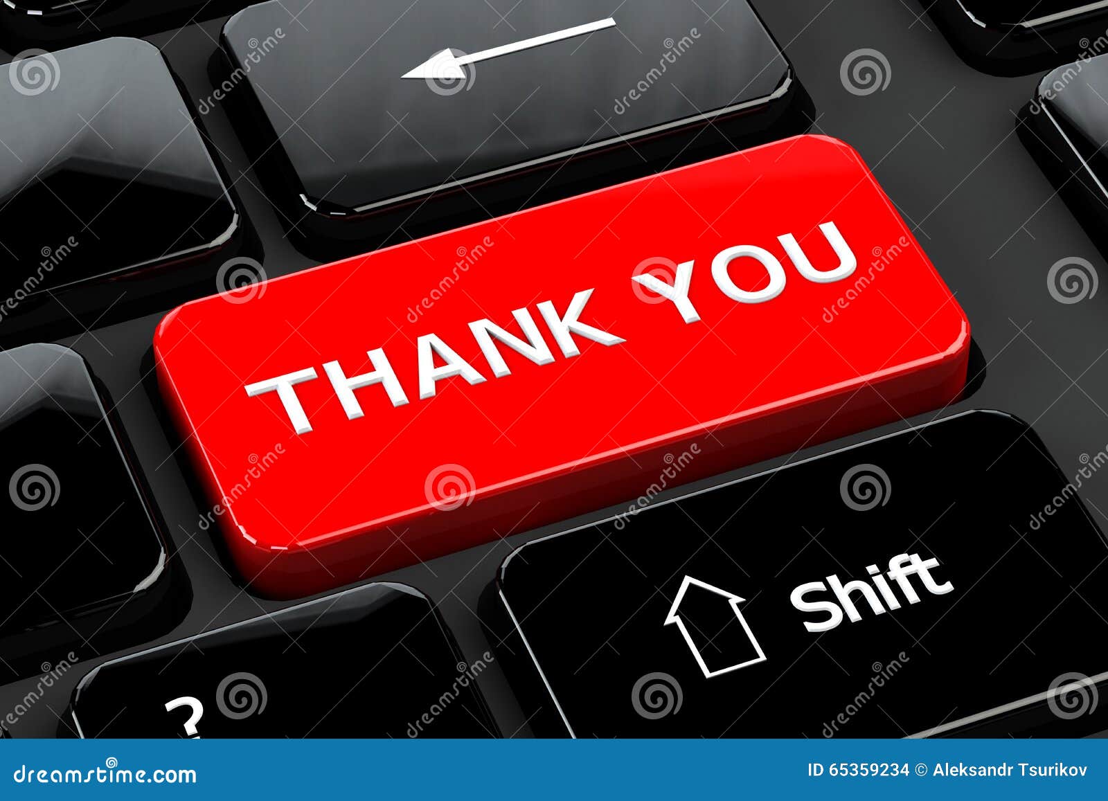 Merci, Sur Le Fond De Clavier D'ordinateur Illustration Stock ...