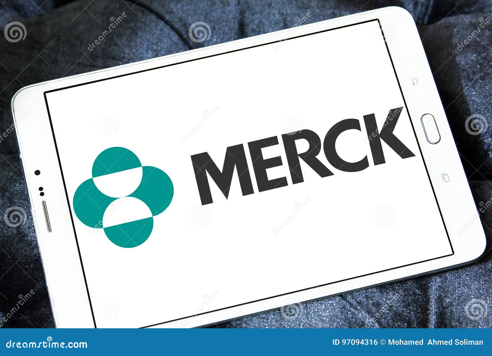 Merck Pharmaceutical Company Logo Editorial Photo - Image of medicine ...