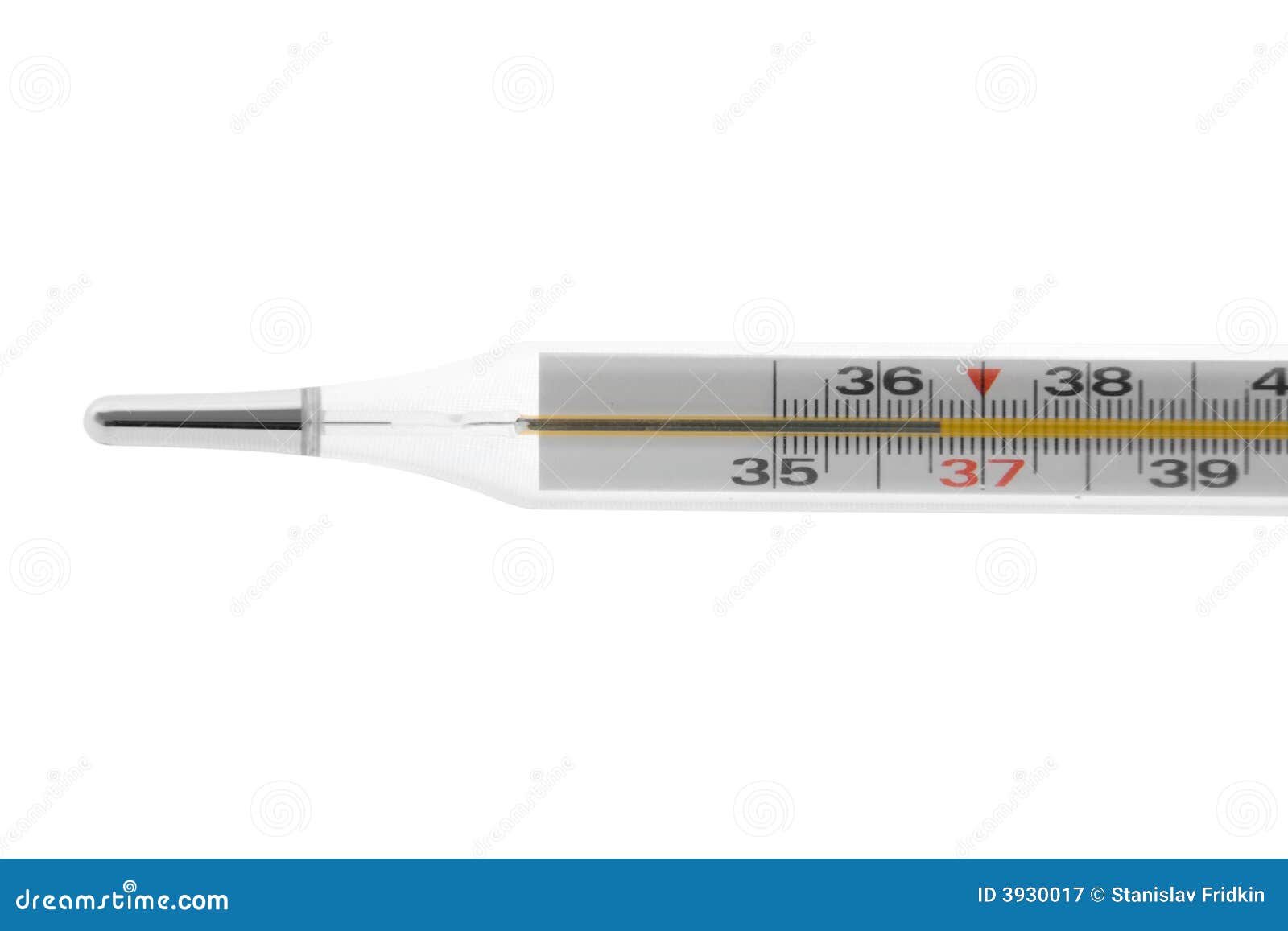 Mercurial thermometer stock image. Image of health, temperature - 3930017