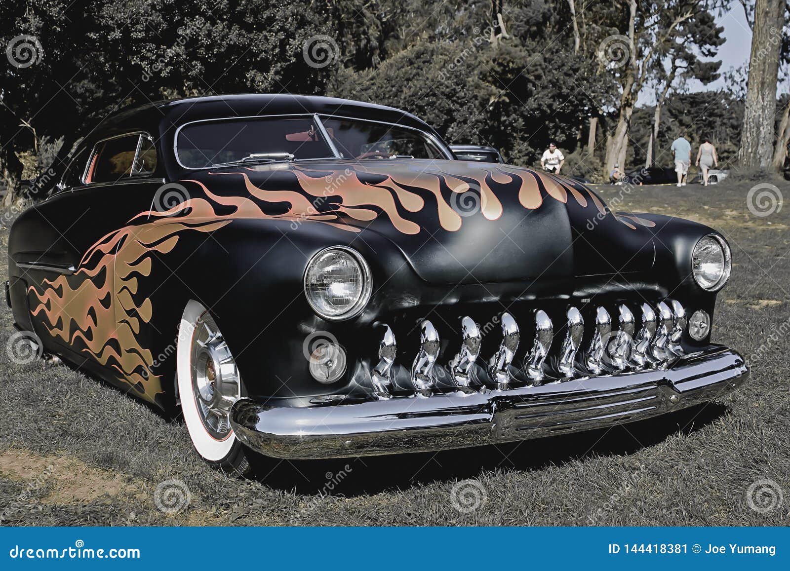 Mercury Classis Hot Rod Old School Editorial Photo - Image of city ...
