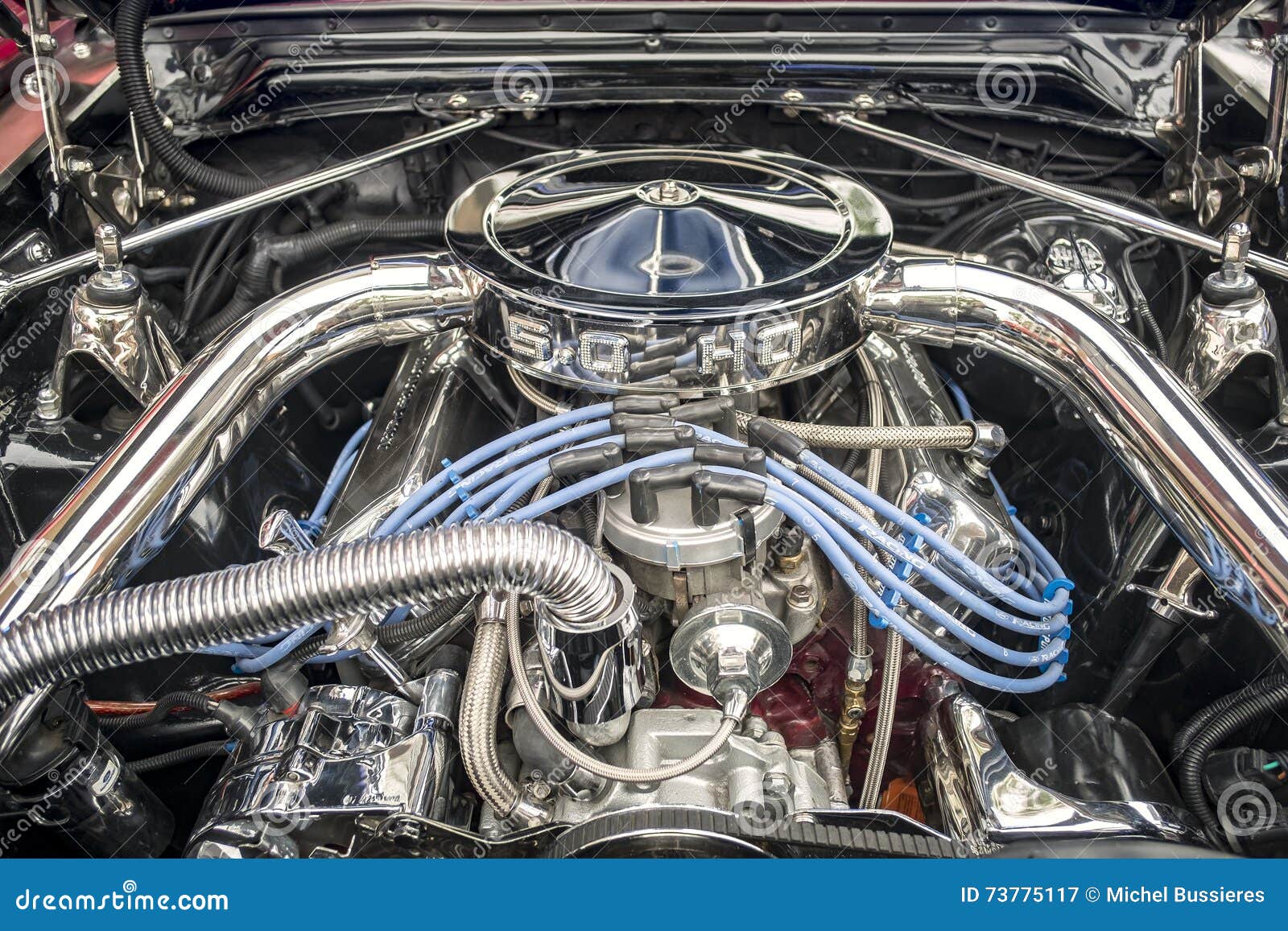 Mercury Comet 1965 engine editorial photography. Image of 1965 - 73775117