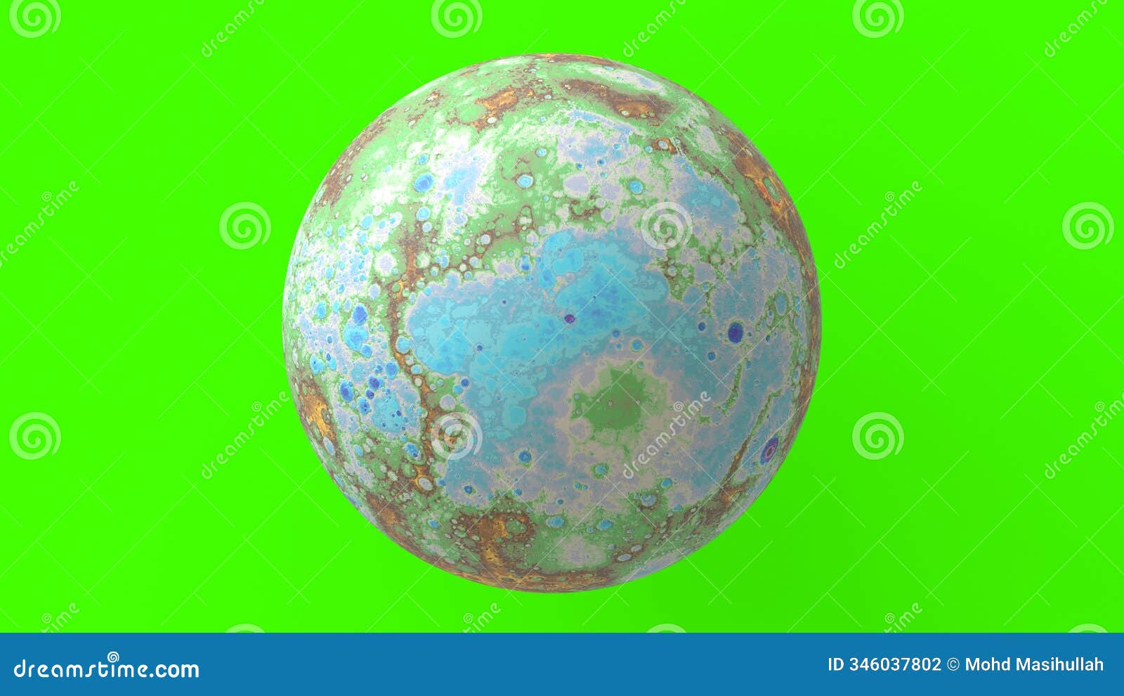 Mercury with Global Digital Elevation Map Stock Photo - Image of world ...