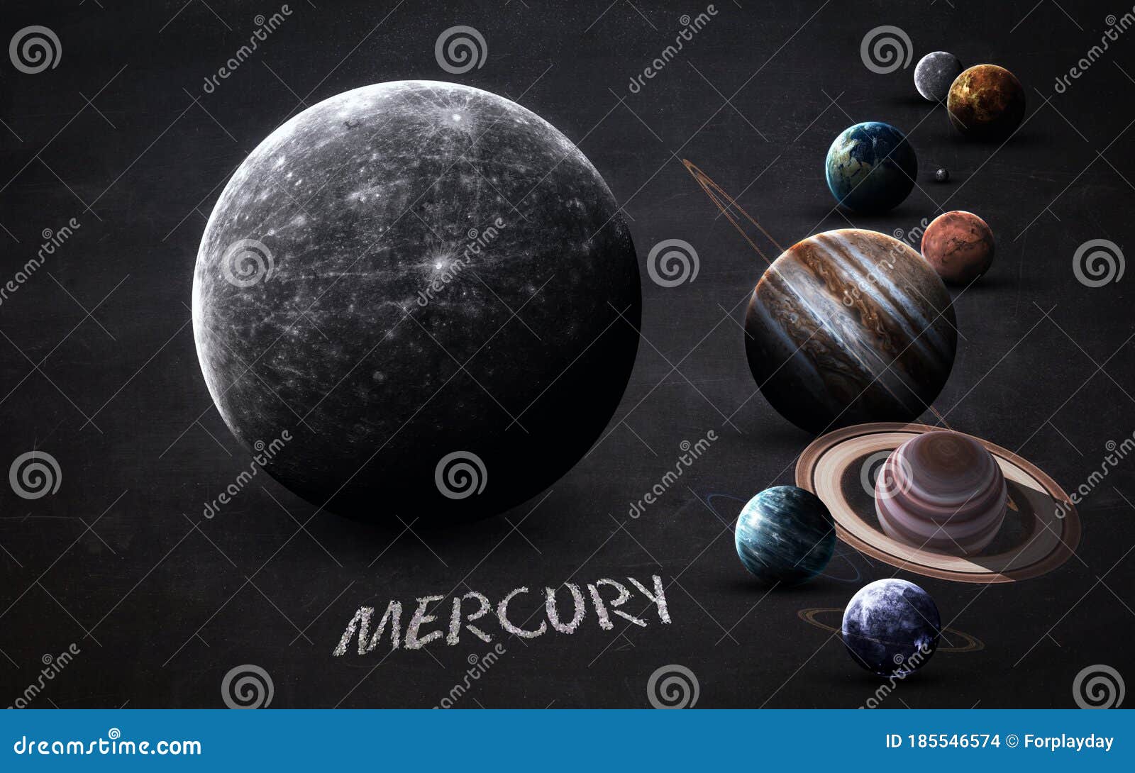 Mercury - High resolution stock photo. Image of exploration - 185546574