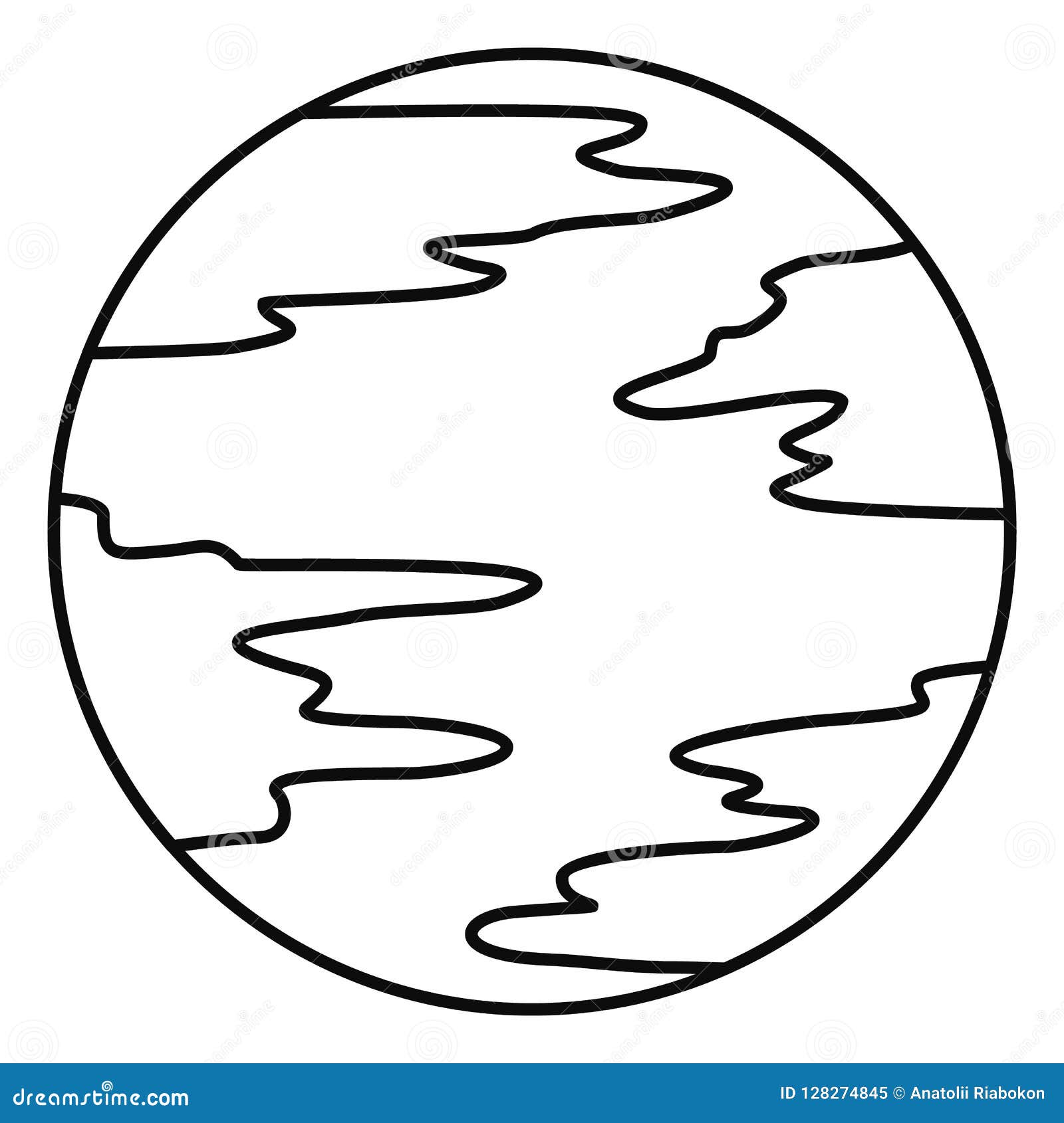 Mercury Planet Icon, Outline Style Stock Vector - Illustration of moon ... Mercury Planet Icon, Outline Style Stock Vector - Illustration of moon ...