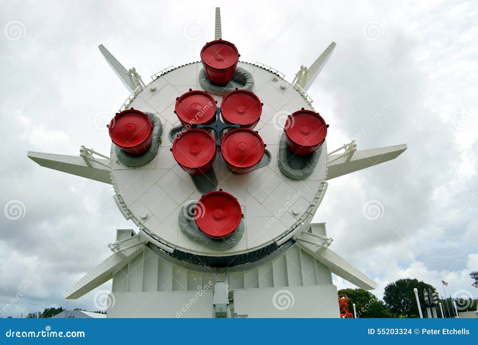 Mercury-Redstone Rocket on Display at Kennedy Space Centre Stock Photo ...